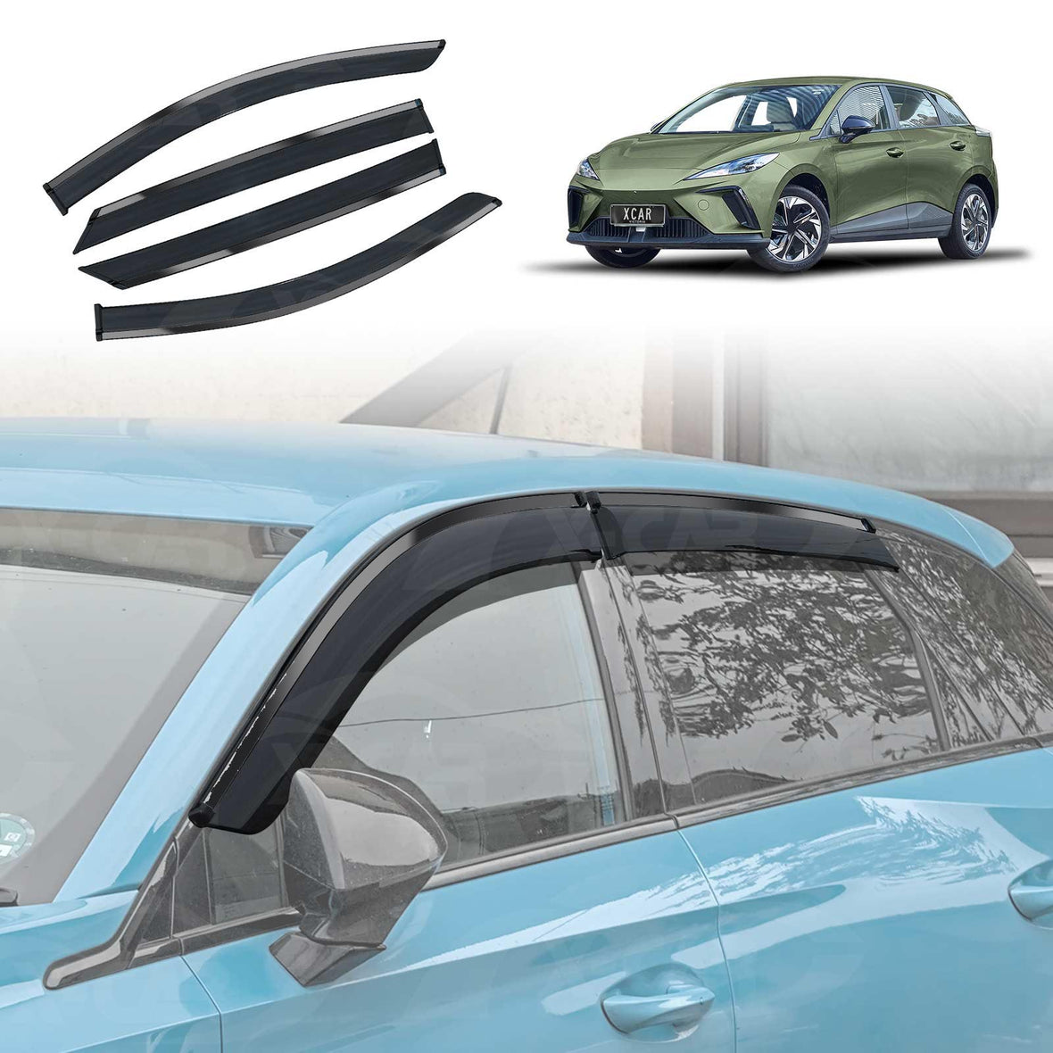 Weathershields for MG MG4 2023-Onwards Car Weather Shields|X-CAR