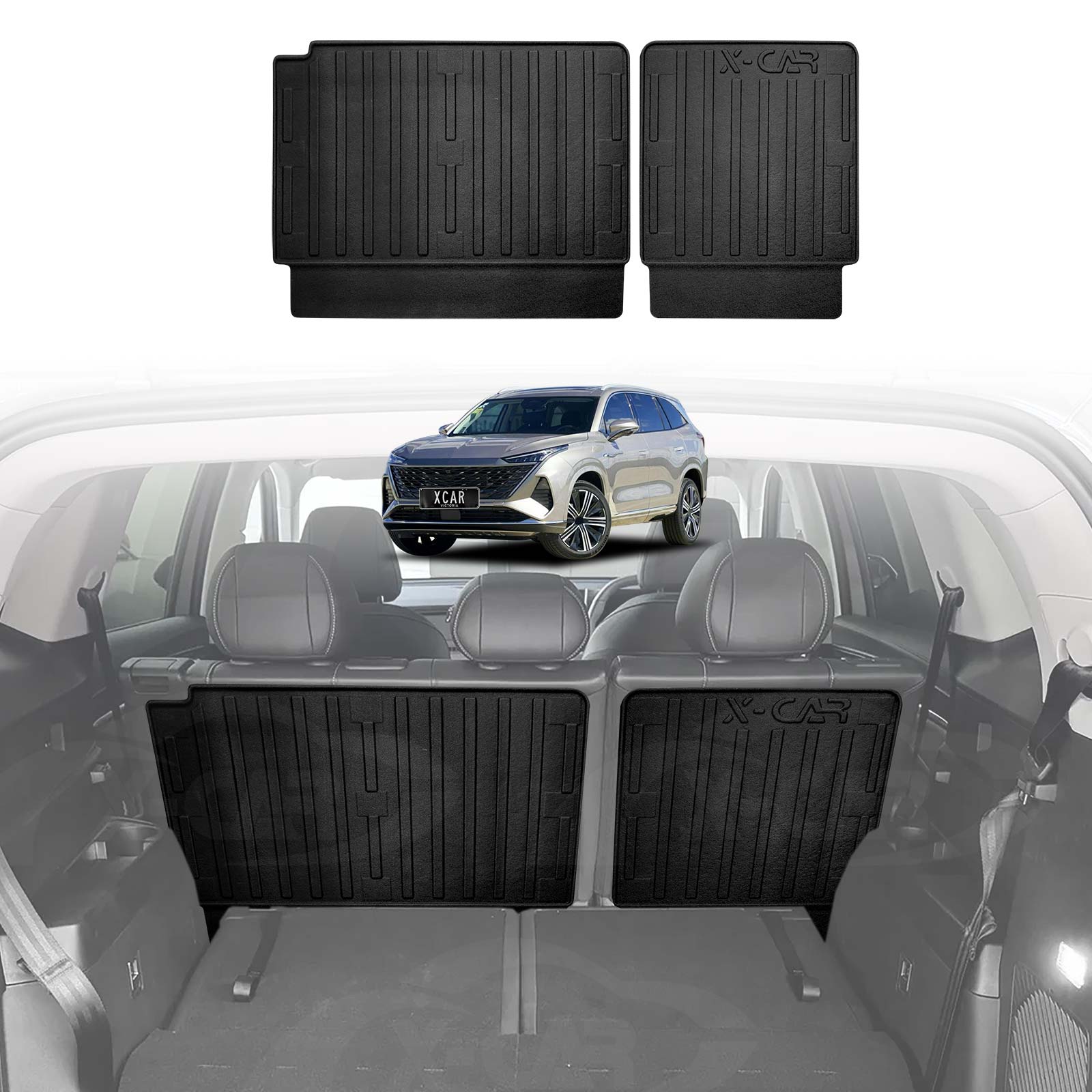 Boot Liners/ Back Seat Protector for MG QS 2025-Onwards All Weather ...