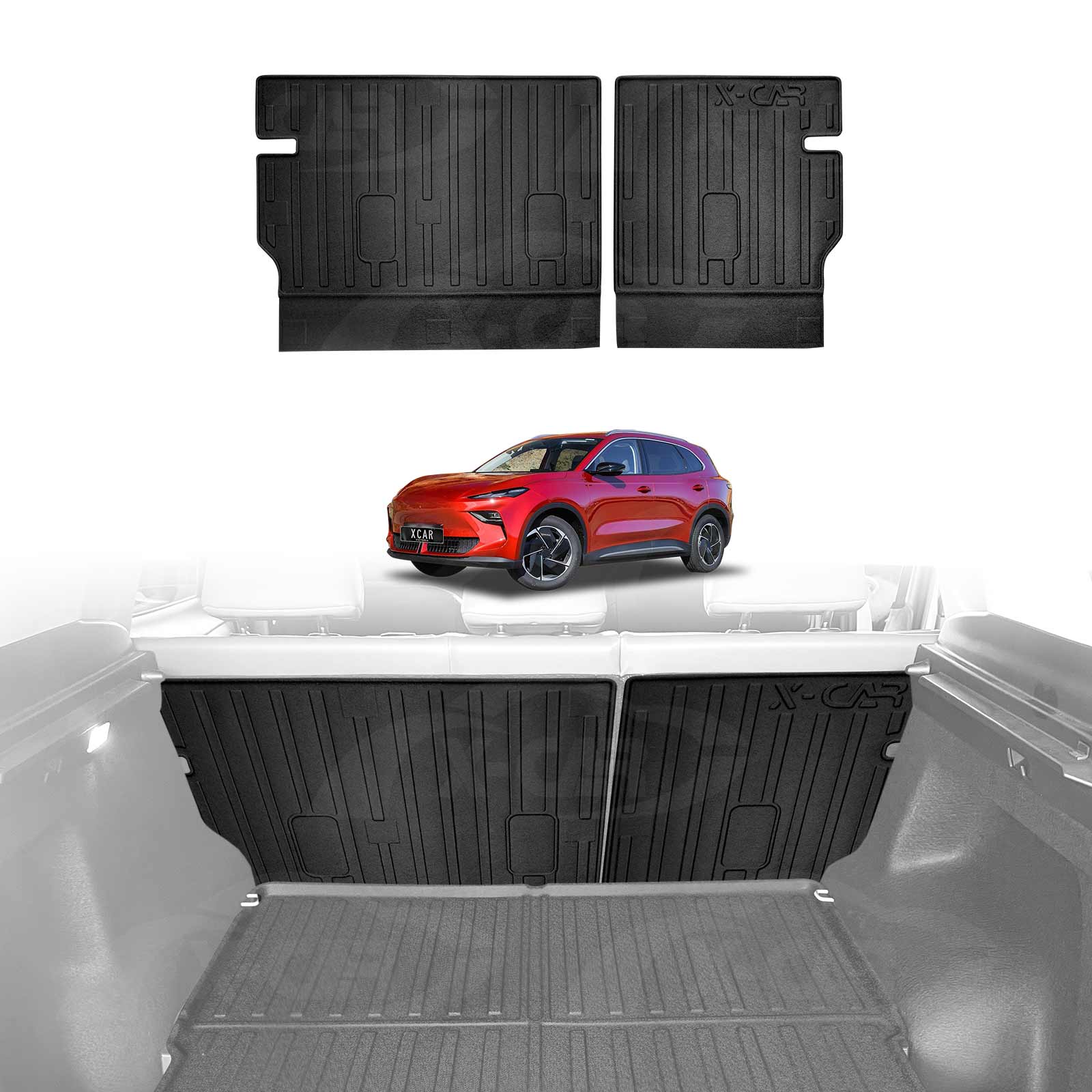 Boot Liner/ Back Seat Protector for MG MGS5 EV 2025-Onwards All Weathe ...