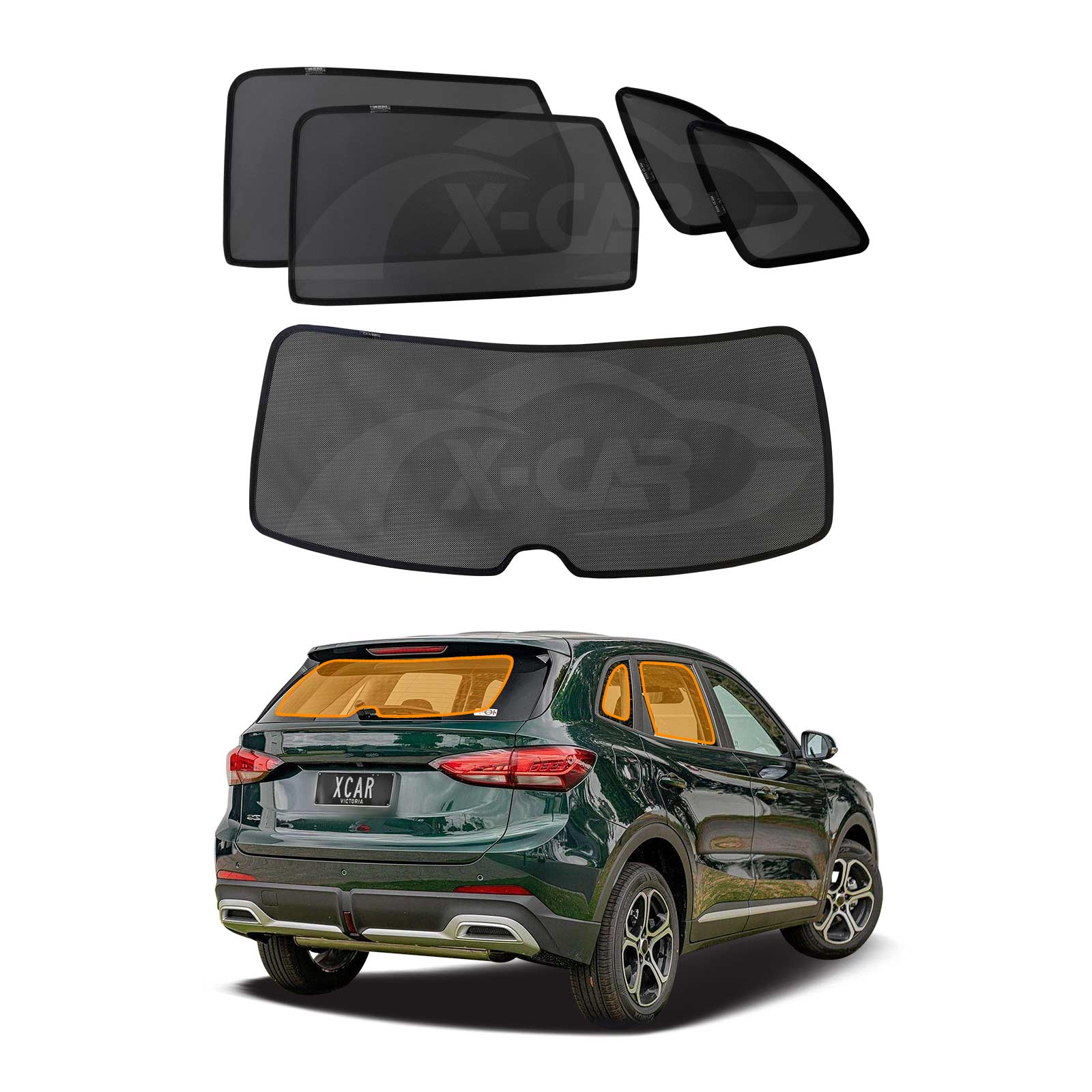 MG ZS ZST ZS EV 2024+ Window Sun Shades | X-CAR