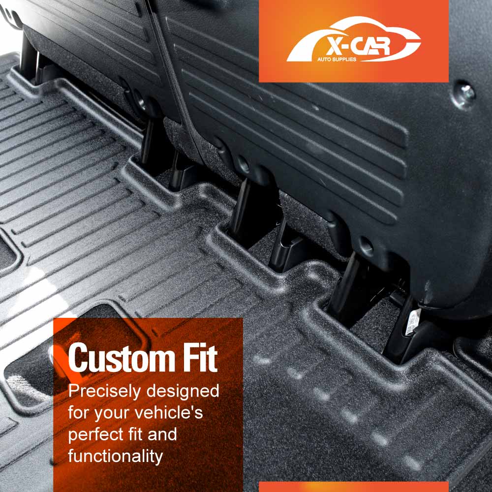 3D Floor Mats for Isuzu MU-X 2022-Onwards All-weather Liners| X-CAR