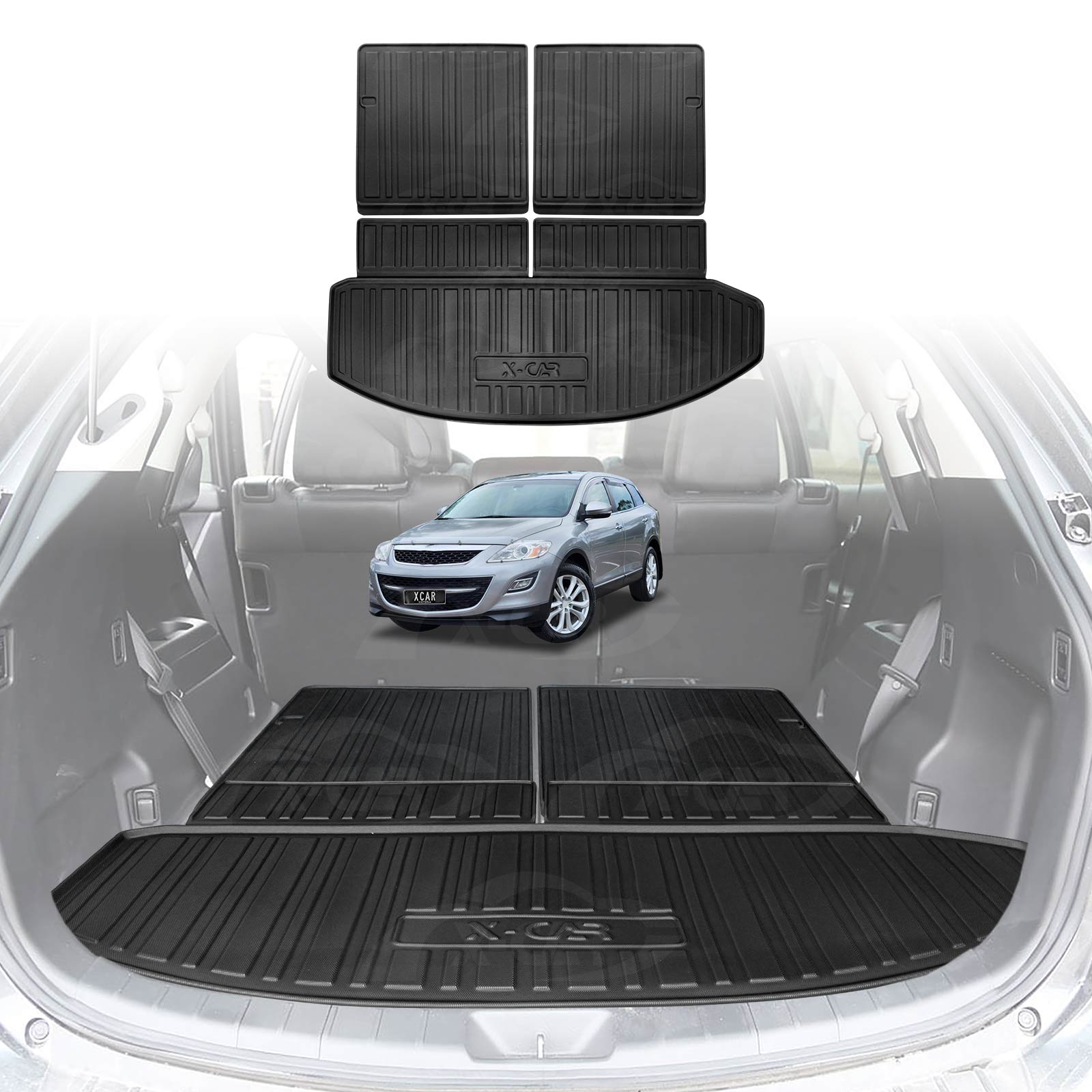 Boot Liner for Mazda CX-9 CX9 2007-2015 Cargo Trunk Mat Luggage Tray ...