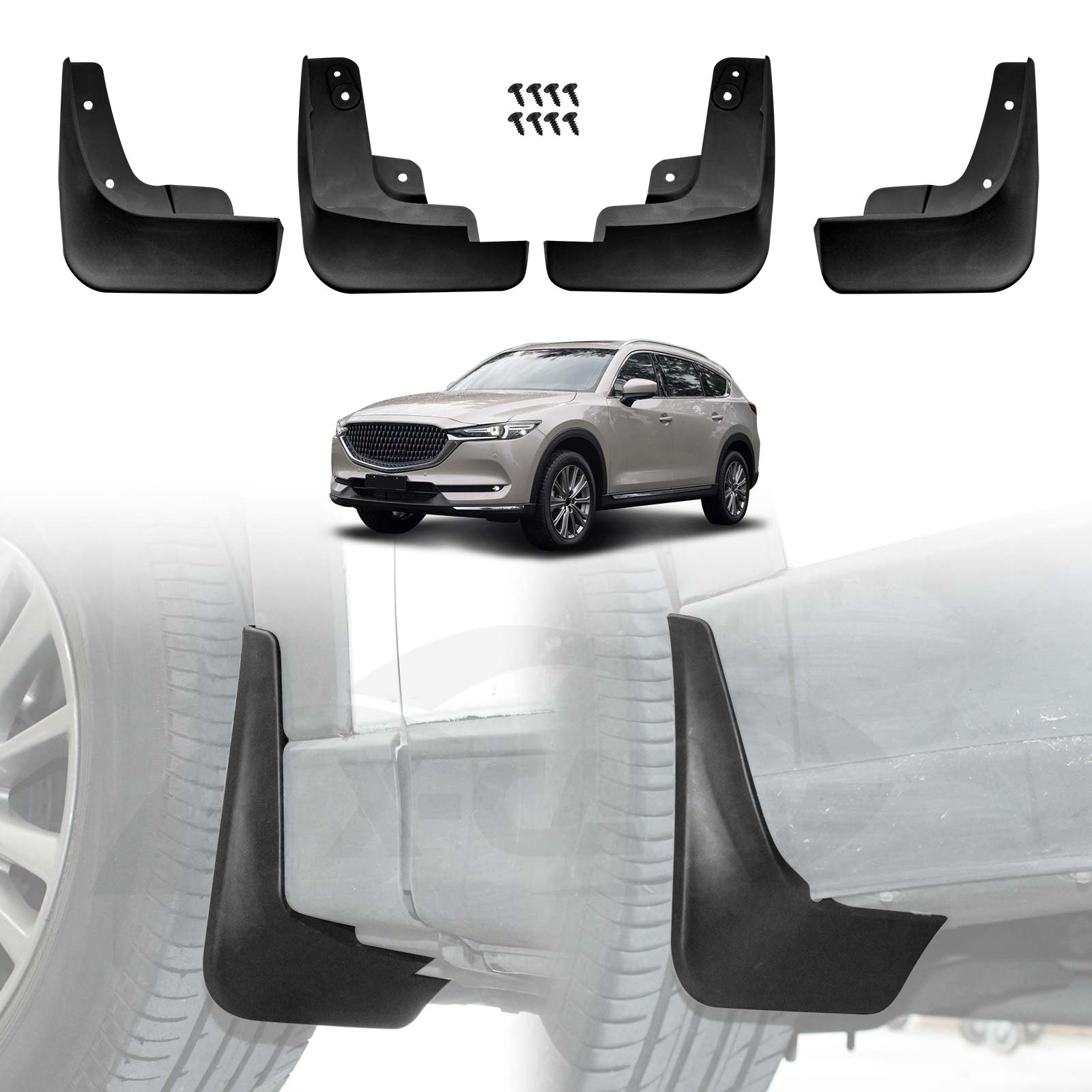 Mud Flaps Splash Guards for Mazda CX-8 CX8 2018-2024 |X-CAR