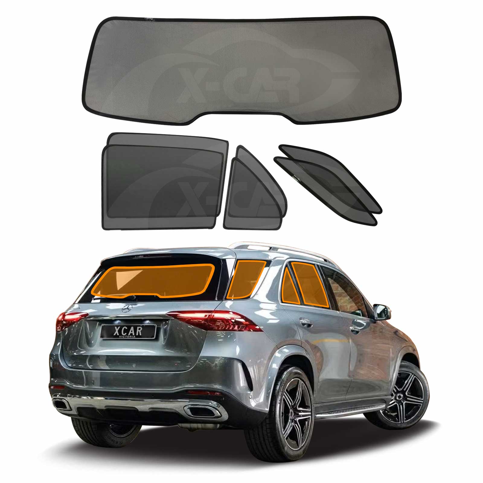 Window Sun Shade for Mercedes-Benz GLE 2018-Onwards Accessories ...