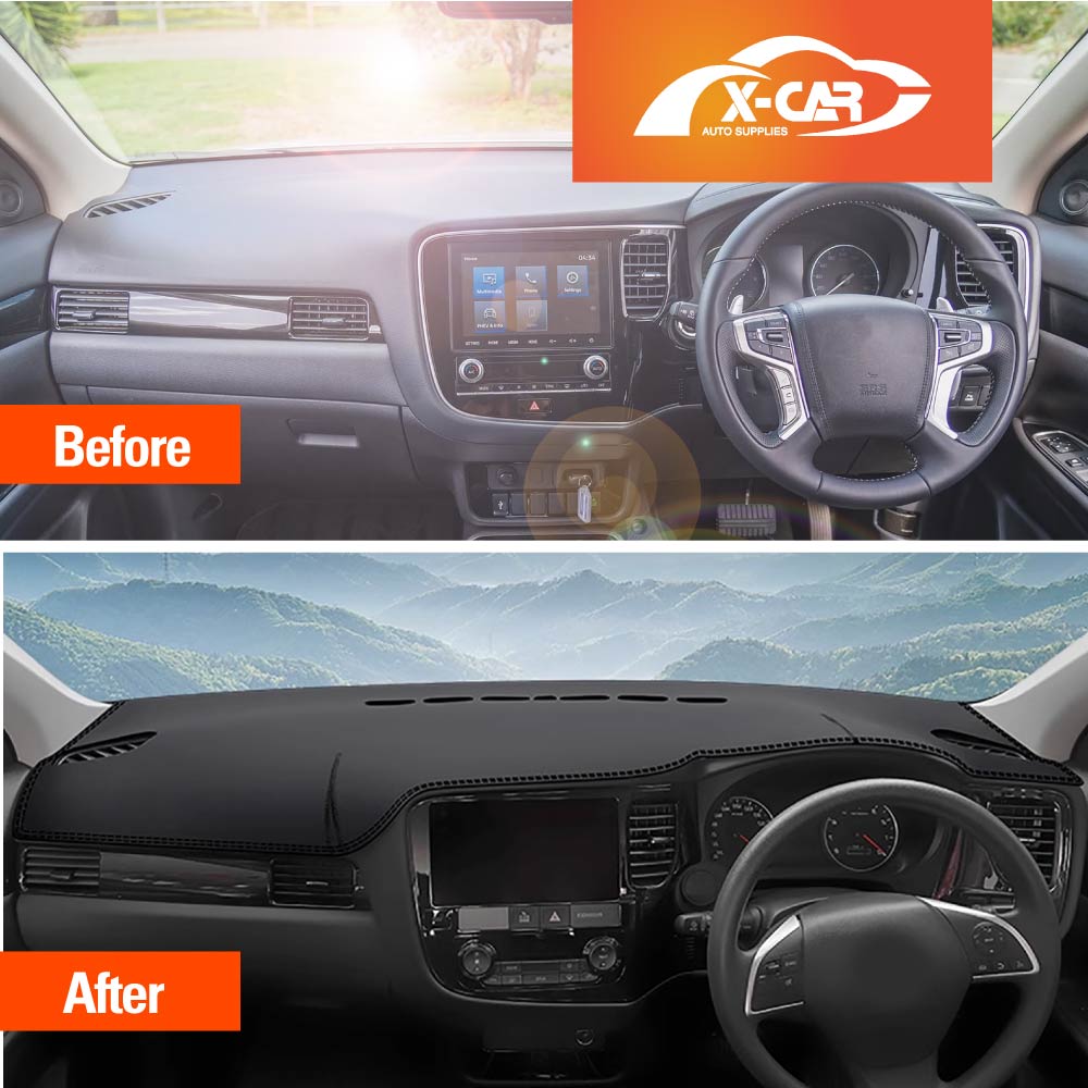Dash Mat for Mitsubishi Outlander 2012-2021 Non-Slip Dashboard Pad ...