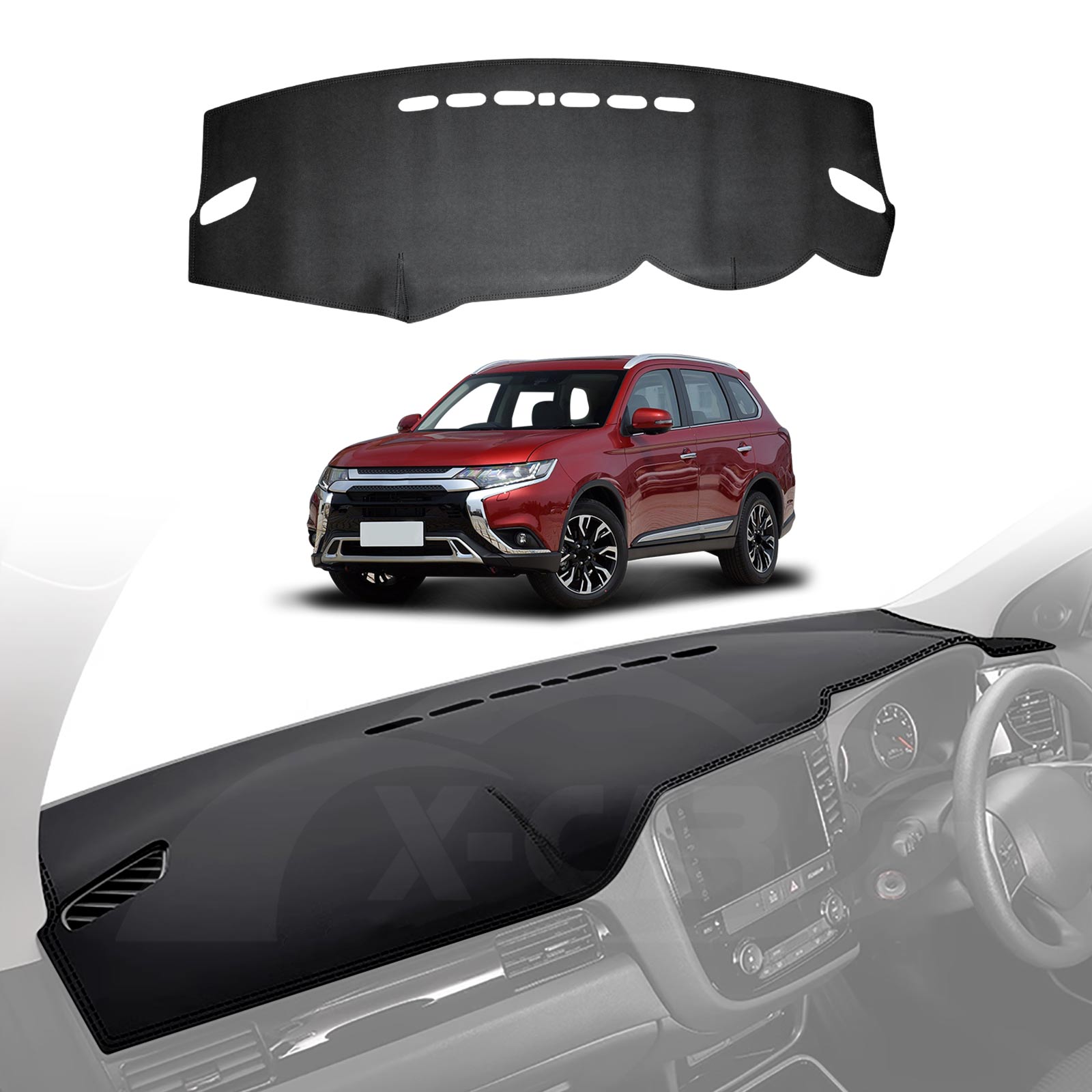 Dash Mat for Mitsubishi Outlander 2012-2021 Non-Slip Dashboard Pad ...