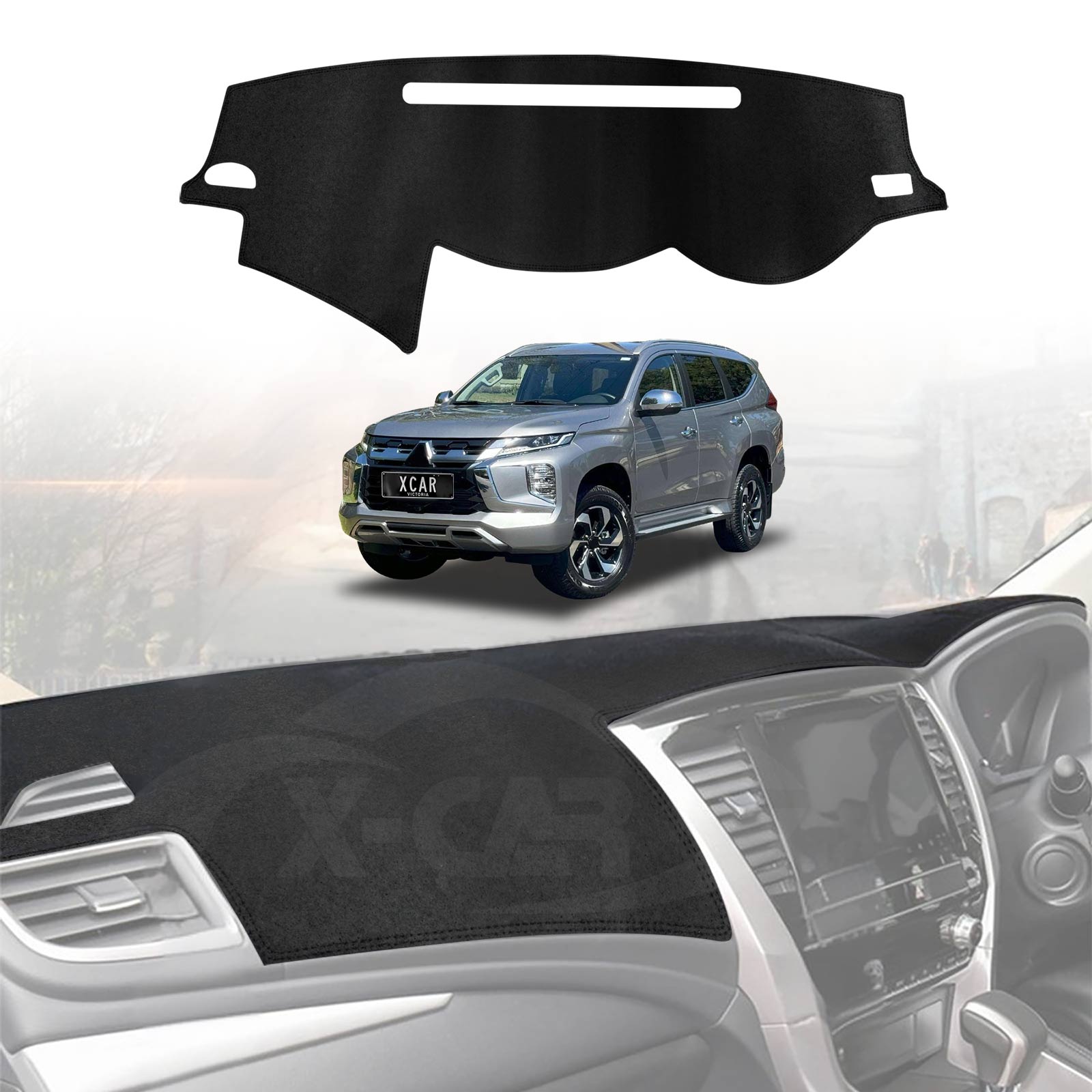 Dash Mat for Mitsubishi Pajero Sport 2015-2025 Non-Slip Dashboard Pad ...