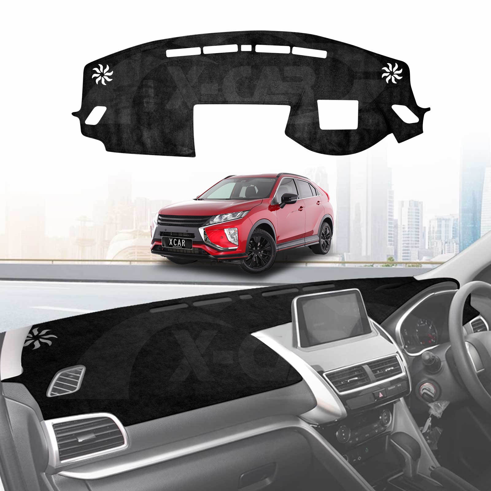 Dash Mat for Mitsubishi Eclipse Cross With HUD 2017-2020 Non-Slip ...