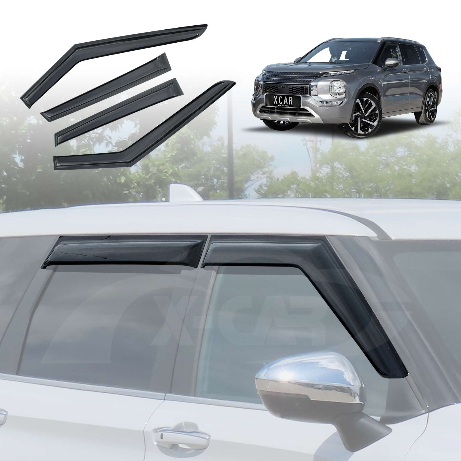Weathershields for Mitsubishi Outlander 2021-2025 Car Accessories ...