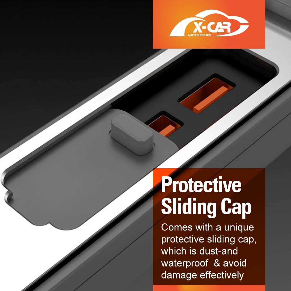 Tesla Model 3 Model Y USB Hub Type-C Fast Charging Adapter | X-CAR