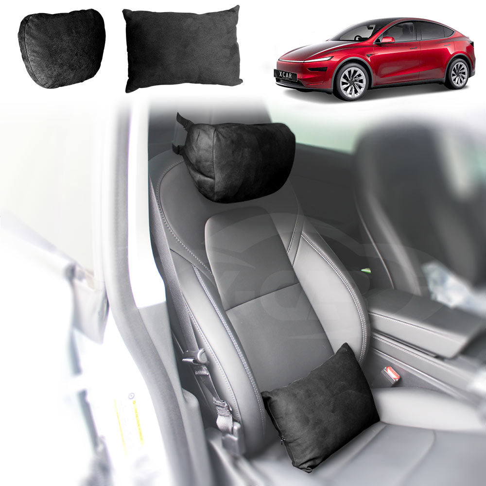 Tesla Model Y Juniper Headrest/Waist Pillow Seat Neck/Back Support Cus ...
