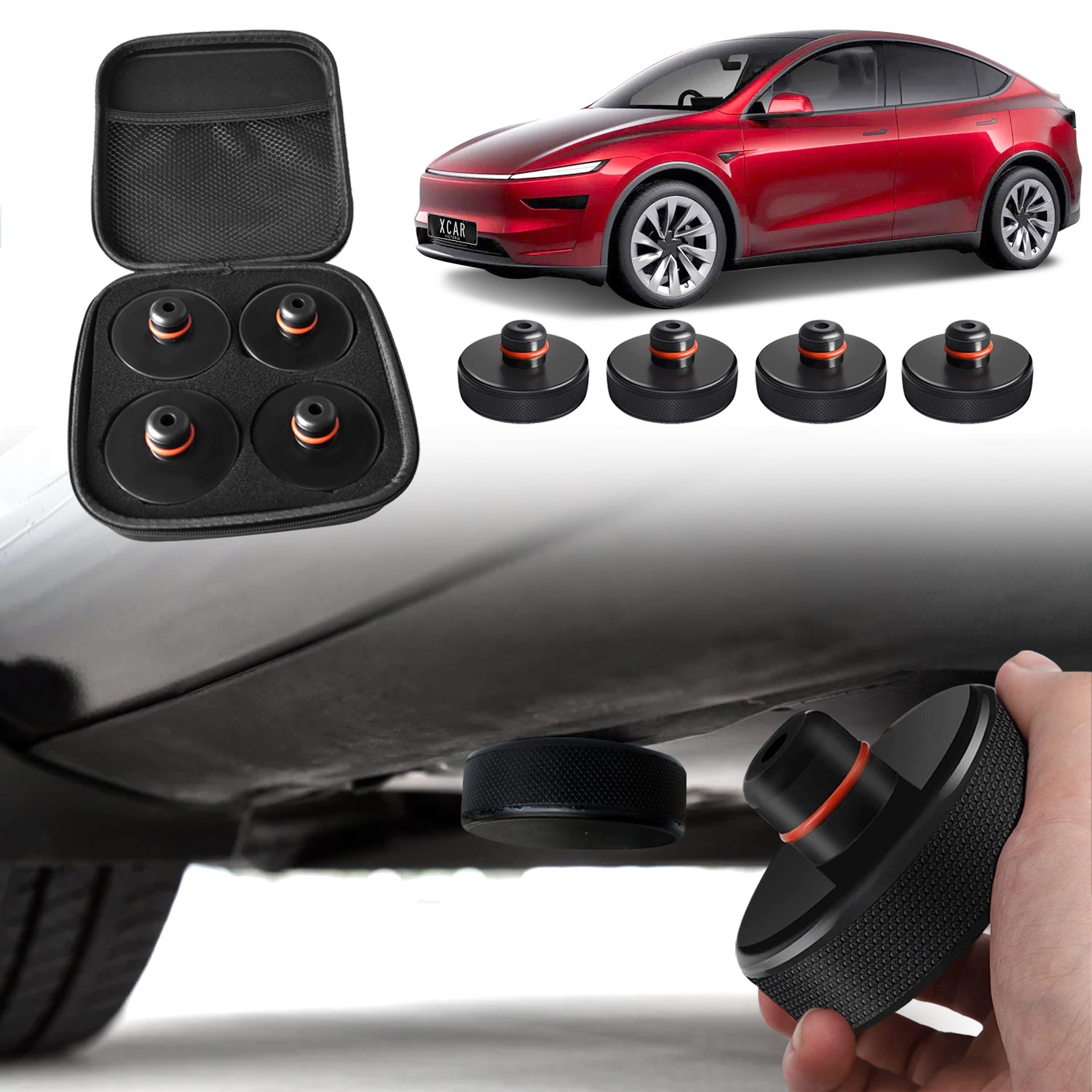 NEW Tesla Model Y Juniper Lifting Jack Pads with Storage Box 2025 ...