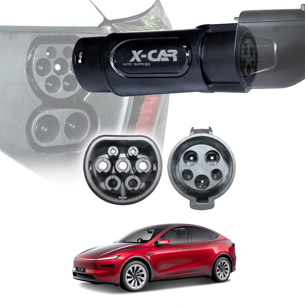 Tesla Model Y Juniper Charging Adapter Type 1 to Type 2 Connector SAE ...