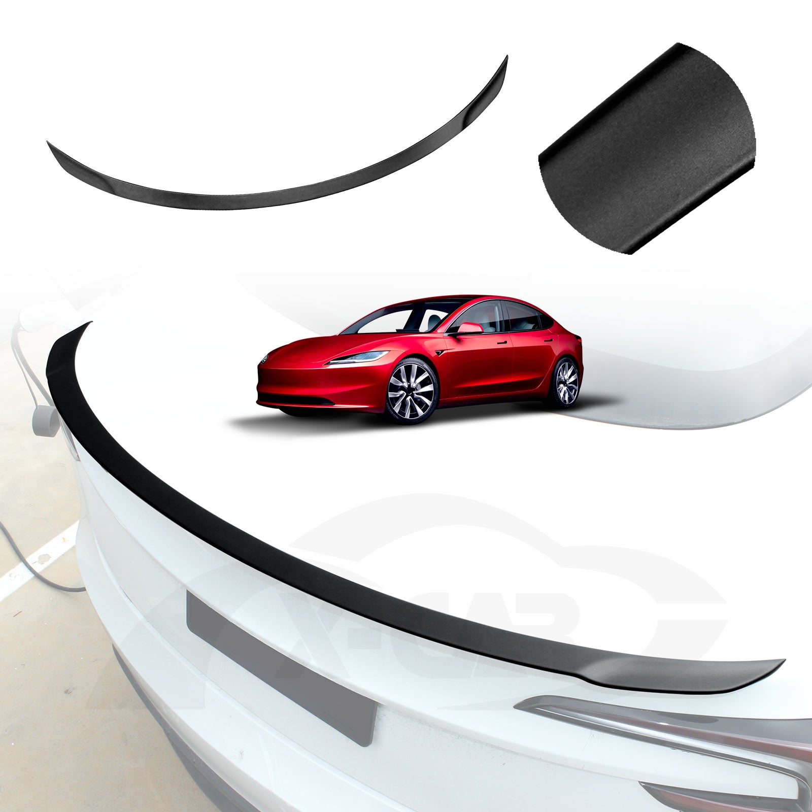 Tesla Model 3 Highland Performance Rear Spoiler Accessories 2023-Onwar ...