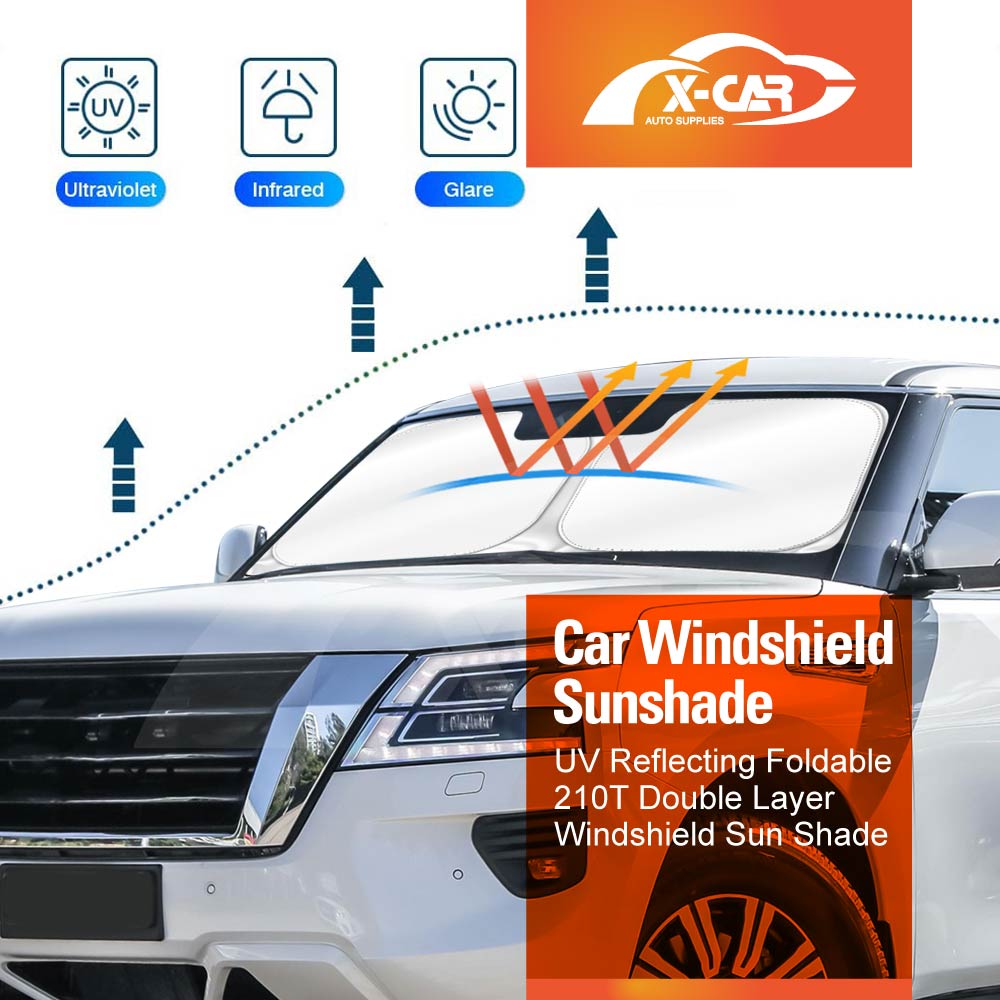 WindScreen Sun Shade for Nissan Patrol Y62 2012-Onwards | X-CAR