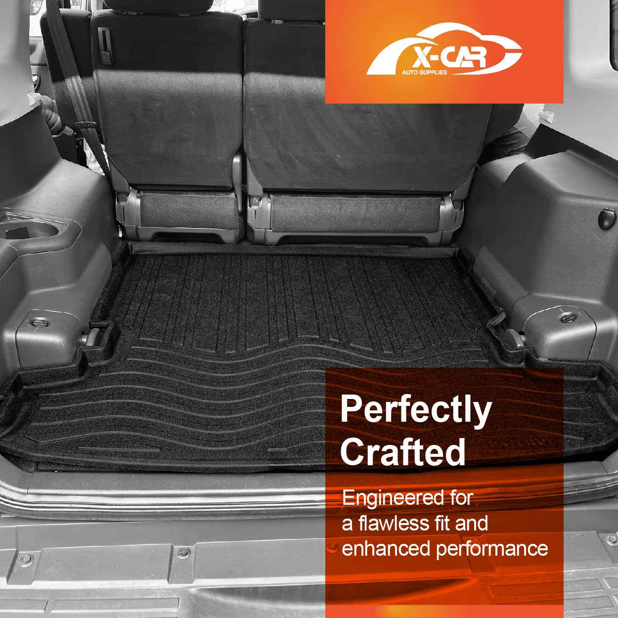Boot Liner for Mitsubishi Pajero 2006-2022 Cargo Mat | X-CAR