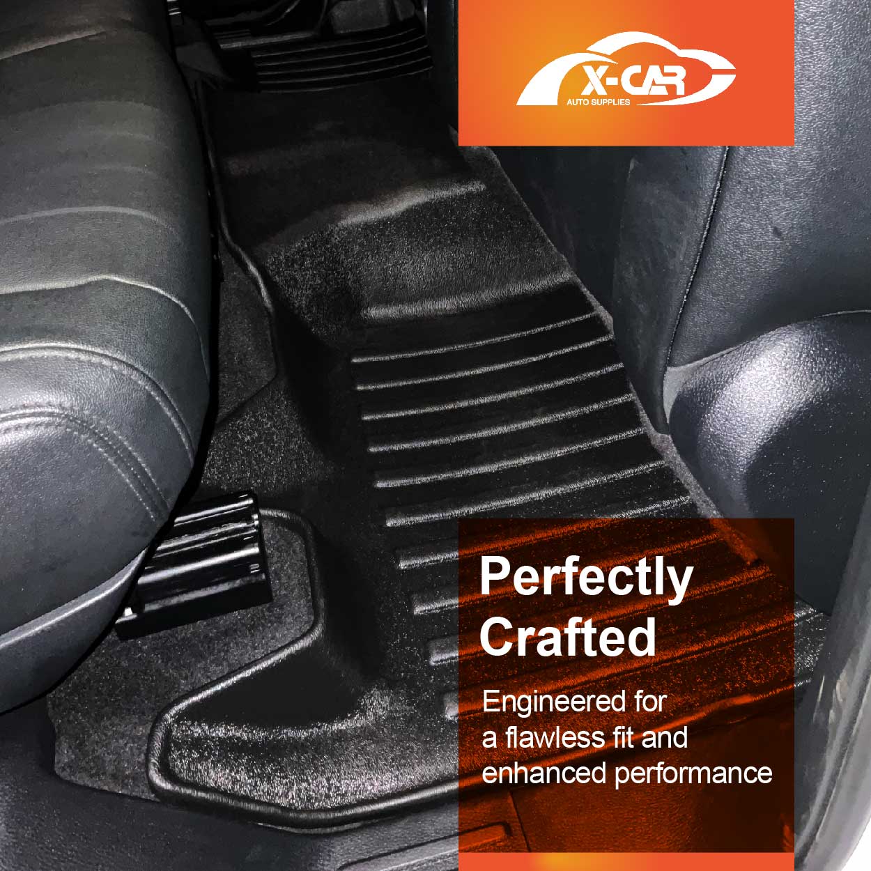 3D Floor Mats for Ford Everest 2022-Onwards All-Weather Liners | X-CAR