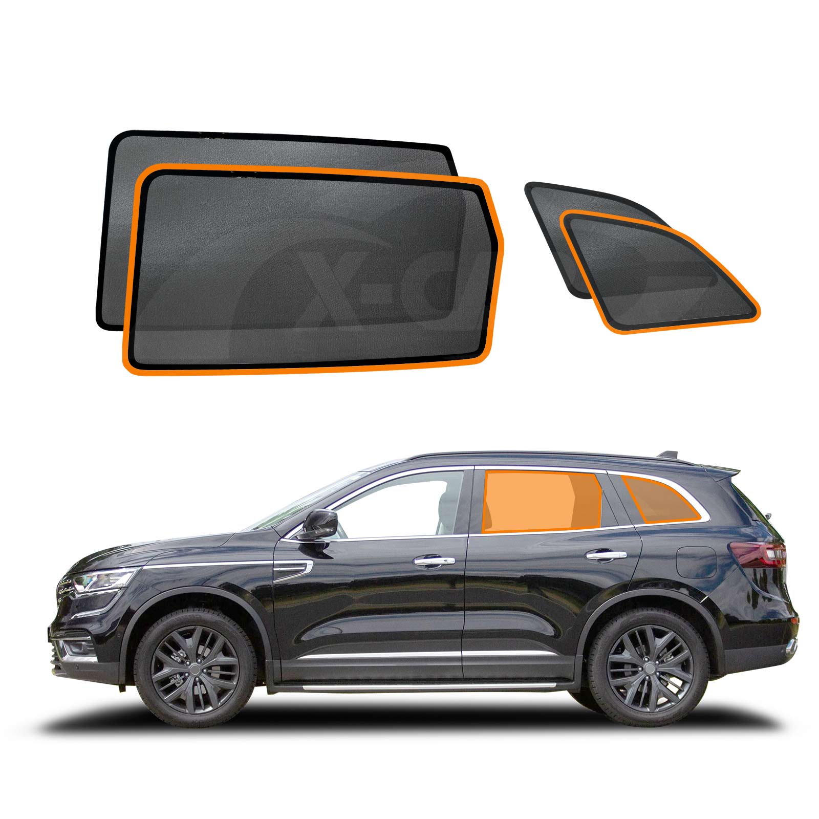 Window Sun Shade for Renault Koleos 2016-Onwards | X-CAR