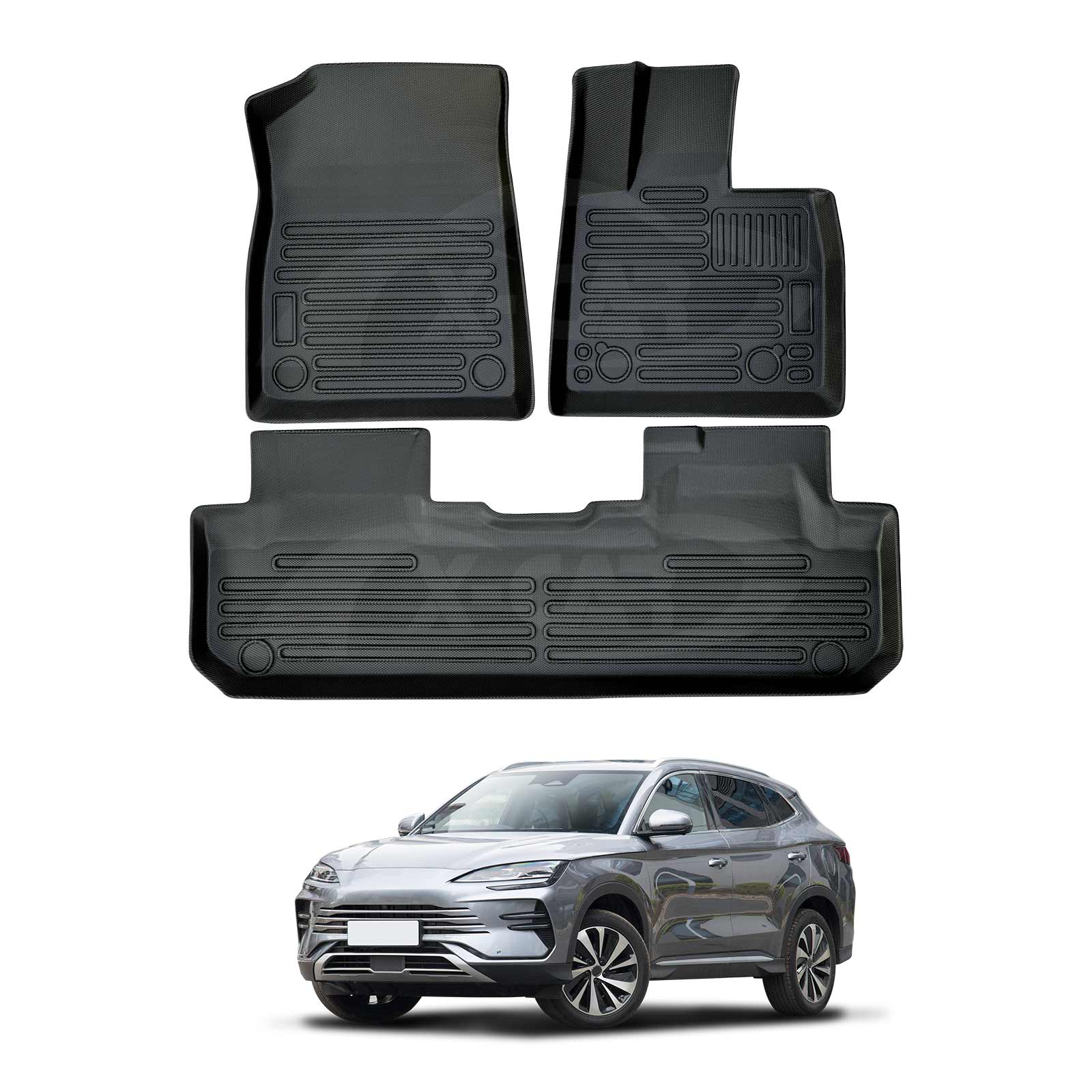 [Pre-order] 3D Floor Mats for BYD SEALION 6 2024-2025 All-Weather Car ...