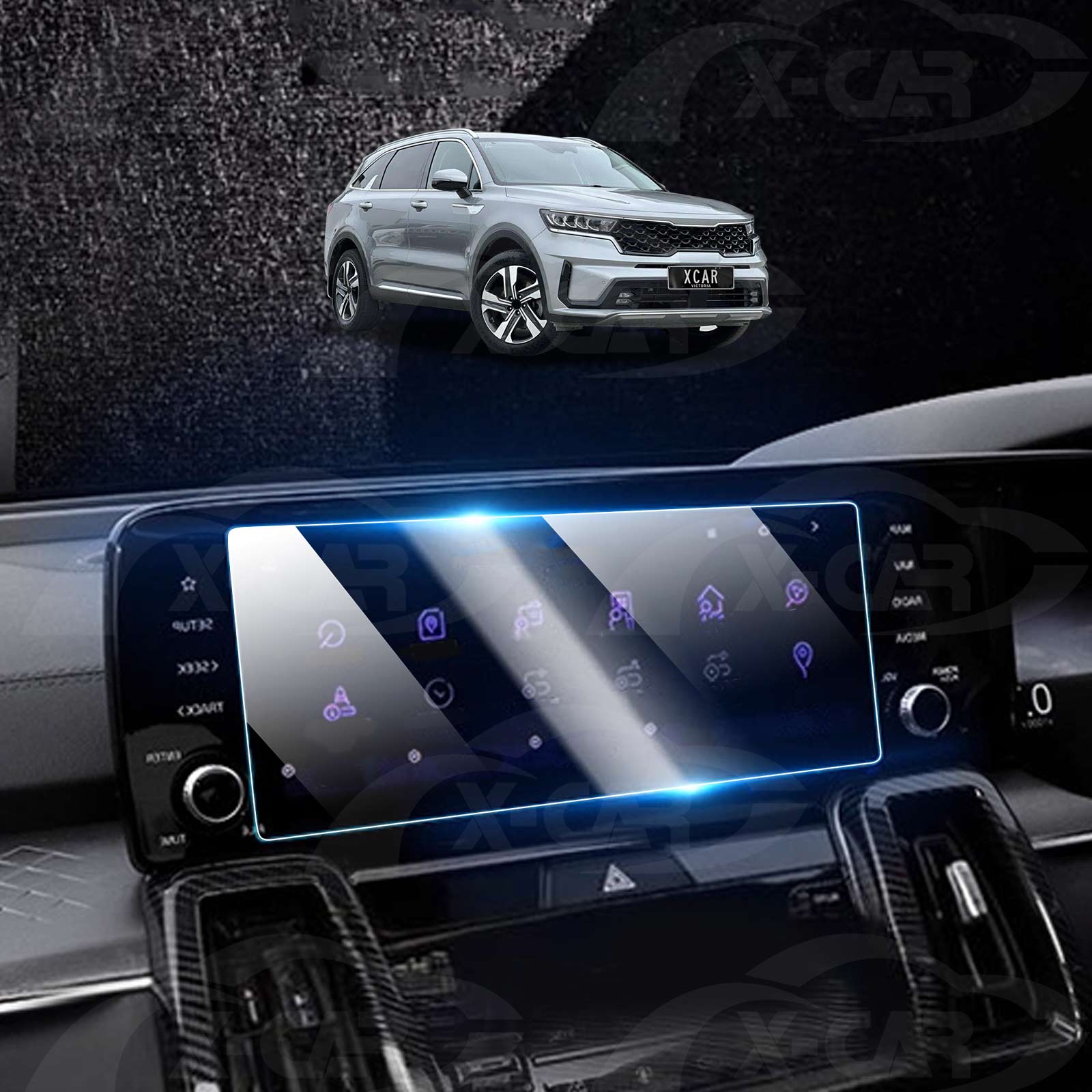 Screen Protector for Kia Sorento MQ4 Series 2020-Onwards Touchscreen ...