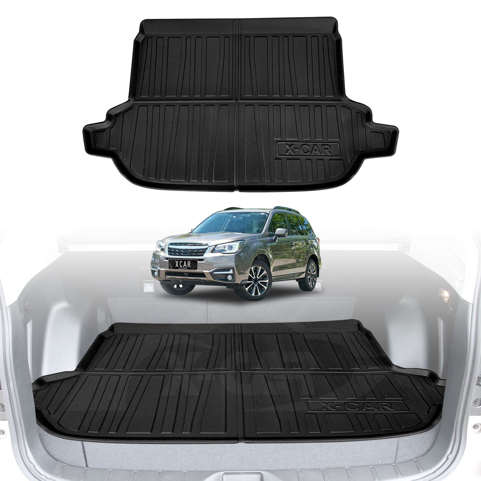 Boot Liner for Subaru Forester 2012-2018 Cargo Trunk Mat Luggage Tray ...