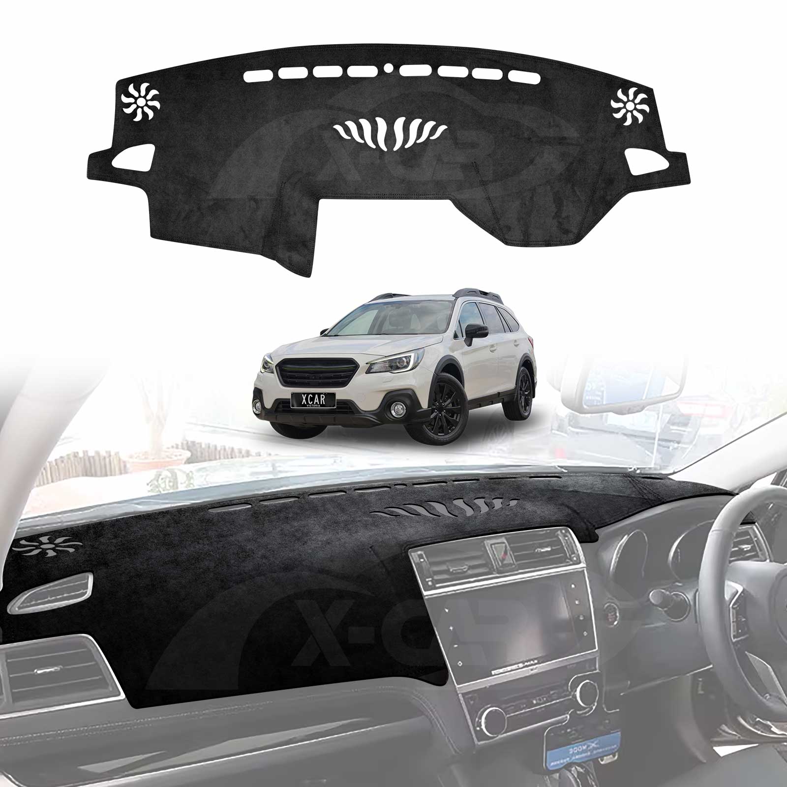 Dash Mat for Subaru Outback 2015-2020 Non-Slip Microfiber Pad Interior ...