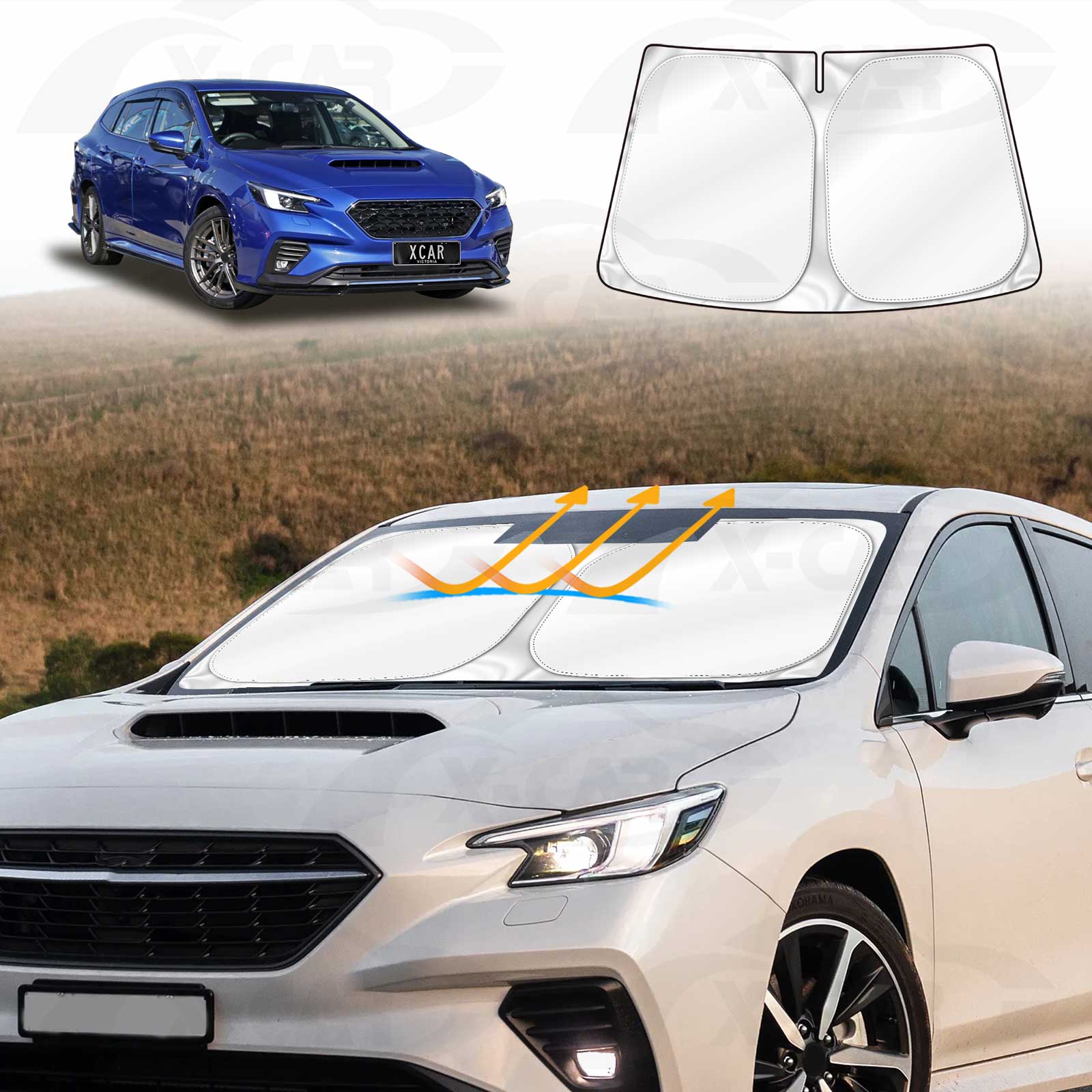 WindScreen Sun Shade for Subaru WRX VB VN Series Auto 2022-Onwards Sun ...