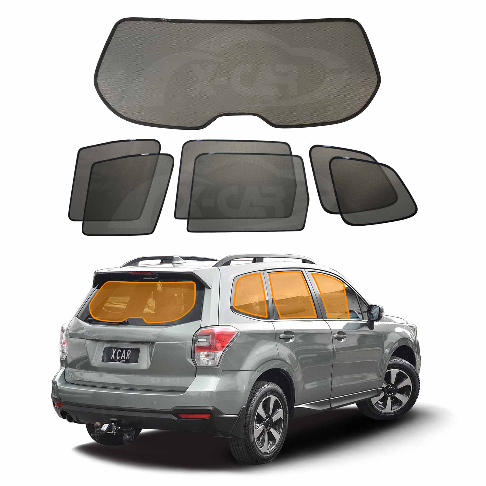 Window Sun Shade for Subaru Forester 2012-2018 Car Accessories Sun ...