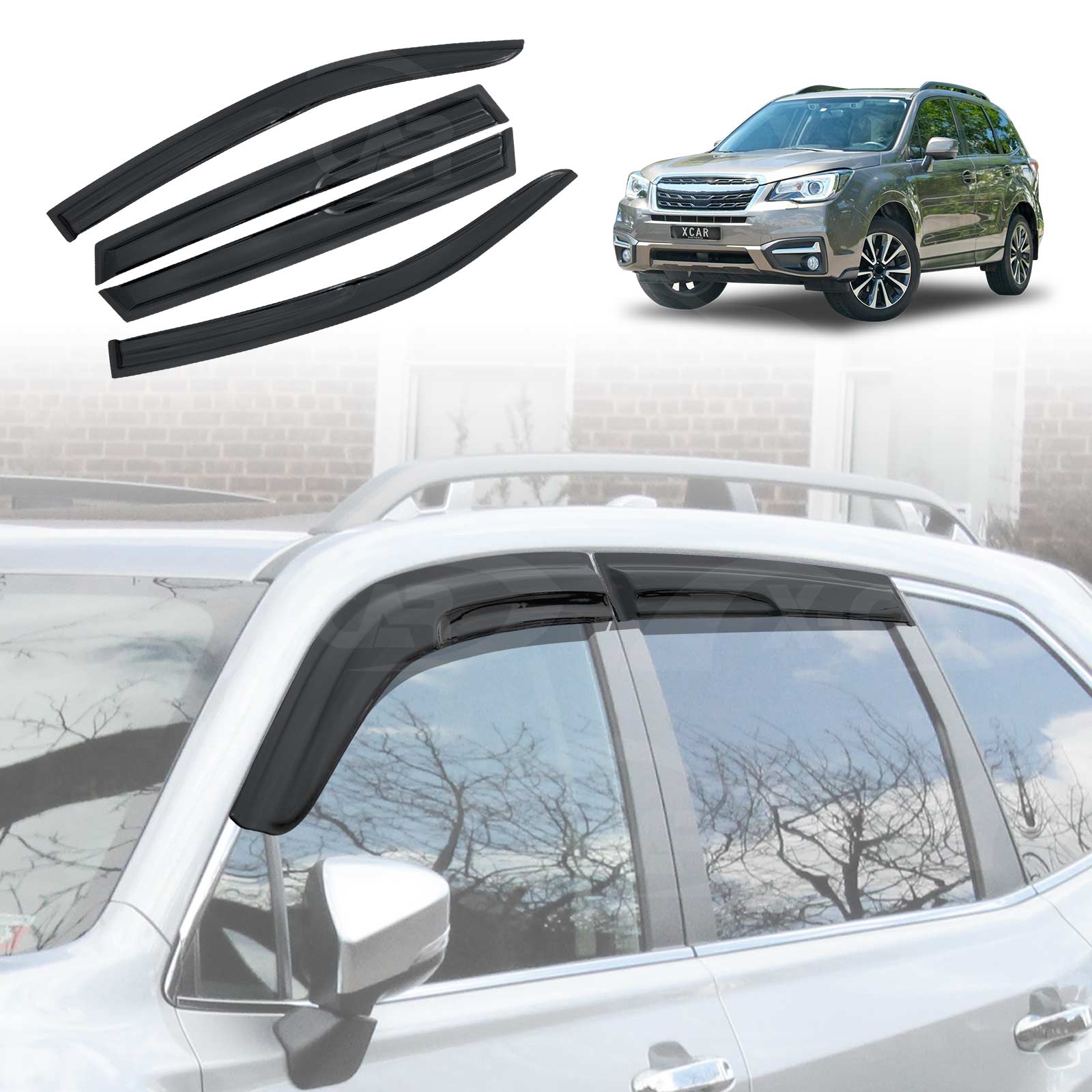 Weathershields for Subaru Forester 2012-2018 Car Accessories Weather ...
