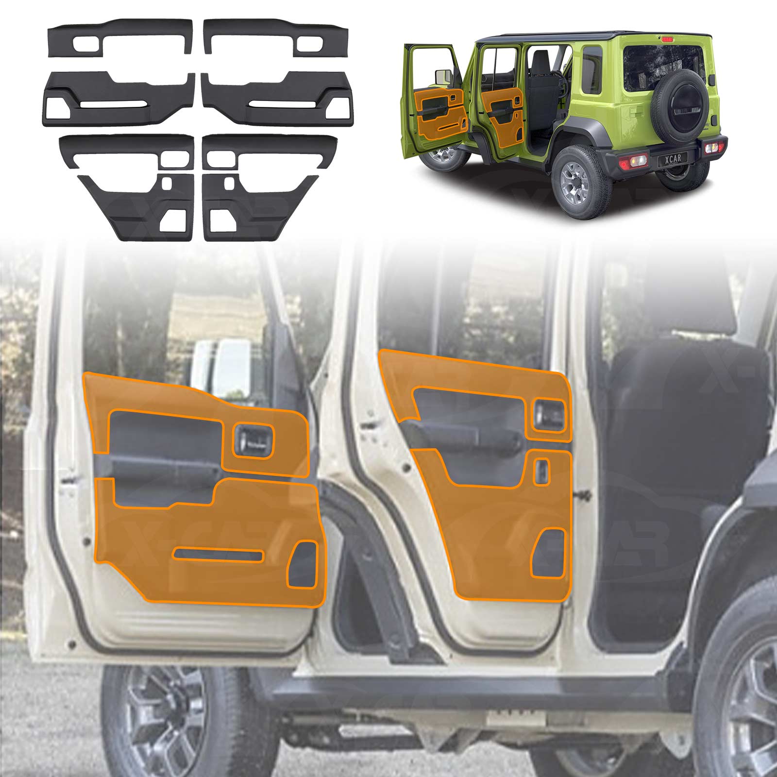 Interior Door Protector Cover Panel for Suzuki Jimny XL | X-CAR