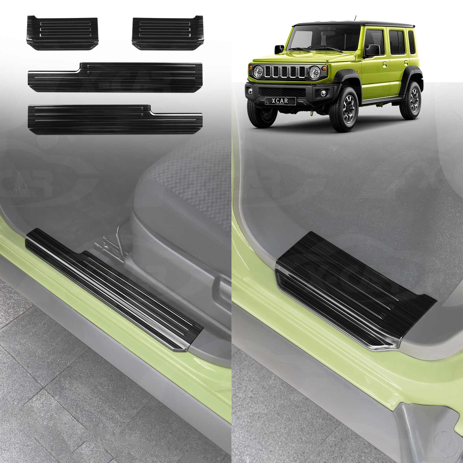 Door Sill Plate Protector Set for Suzuki Jimny XL | X-CAR