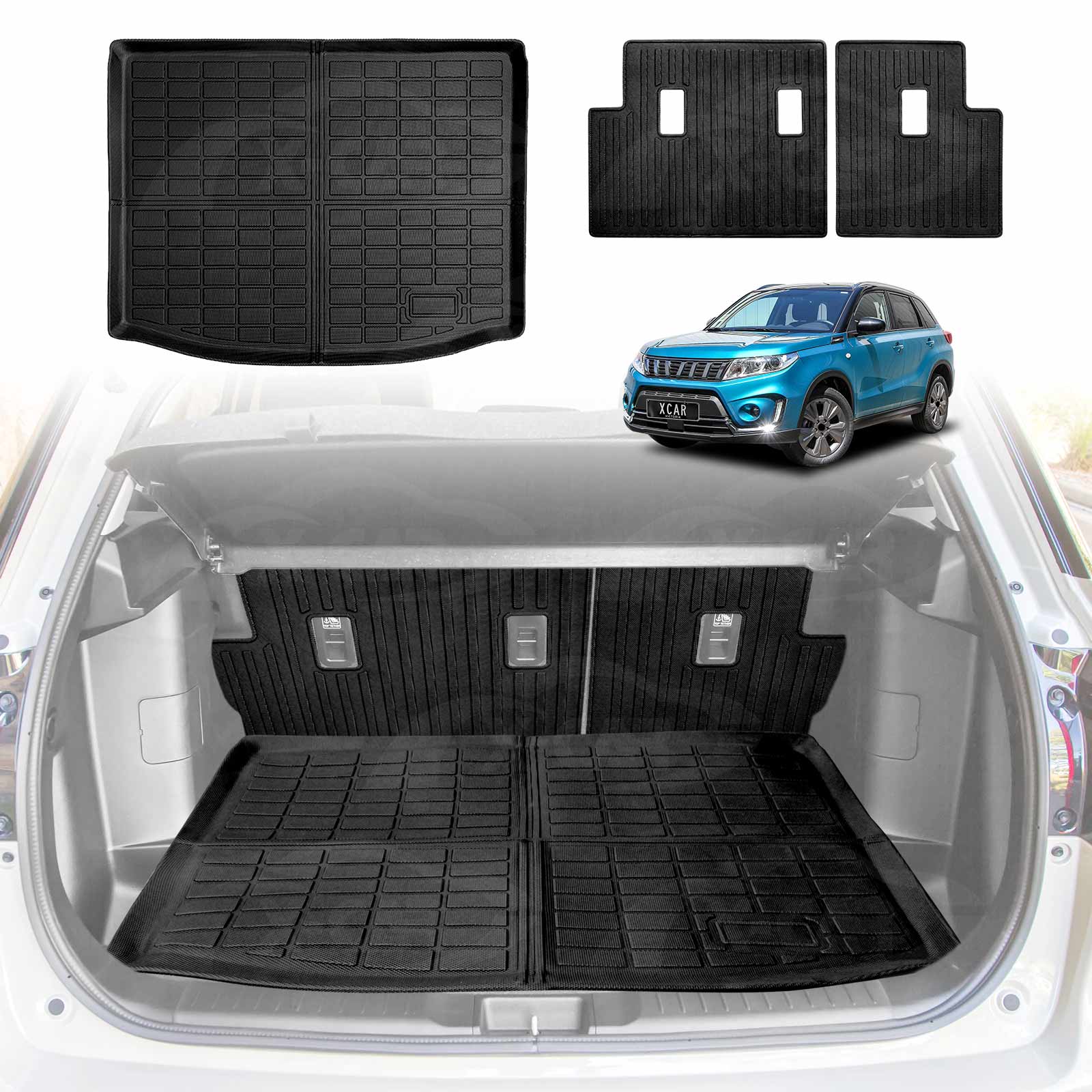 Boot Liner/Back Seat Protector for Suzuki Vitara LY Series 2015-2025 C ...