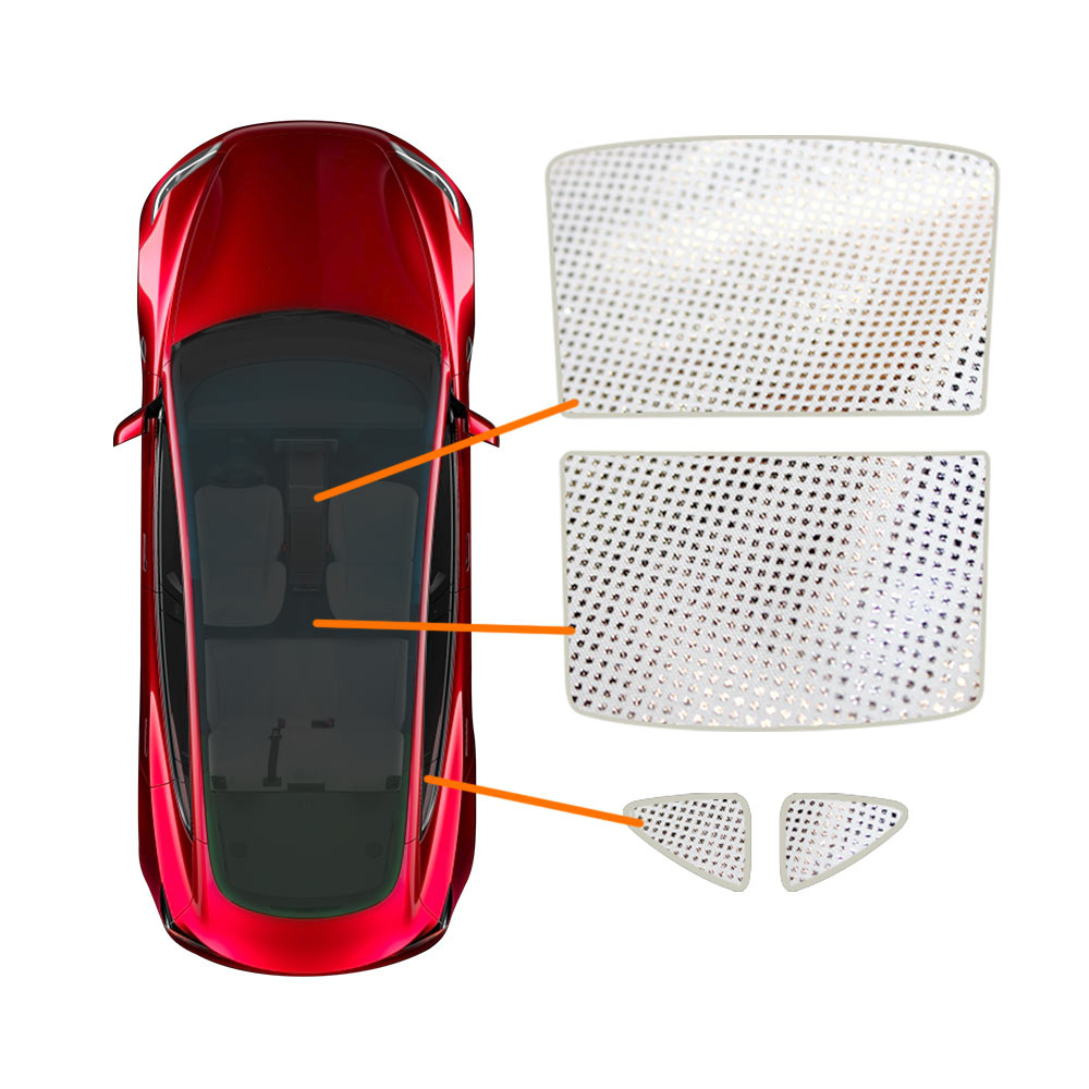Tesla Model 3 Highland Glass Roof Sun Shades 2023-Onwards Accessories ...