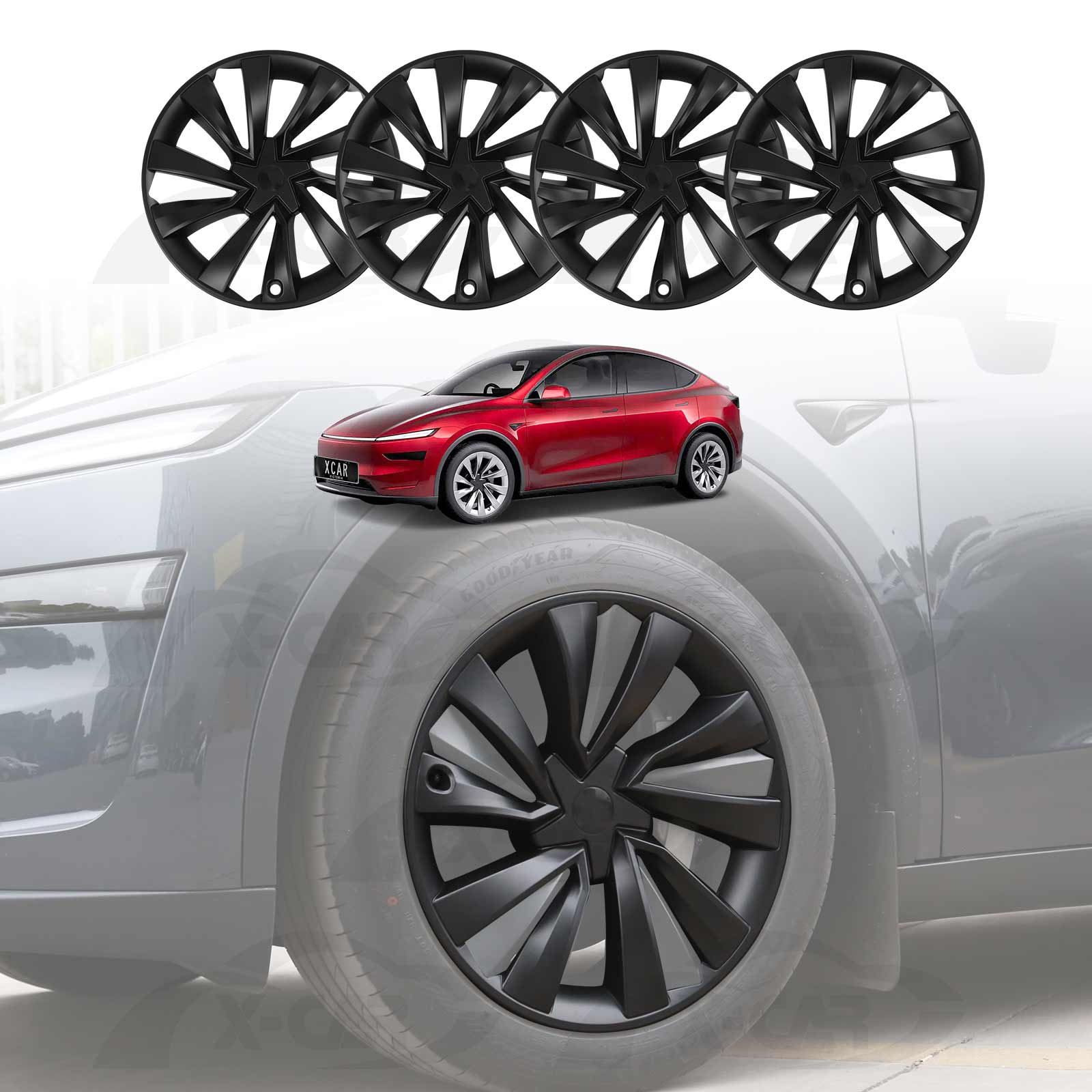 Tesla Model Y Juniper 2025-Onwards 19" Wheel Protector Cover Hub Caps ...