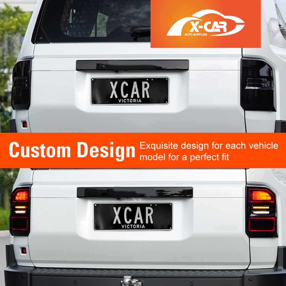Tail Light Cover Trim for Toyota Prado 250 Series 2024-Onwards Rear La ...