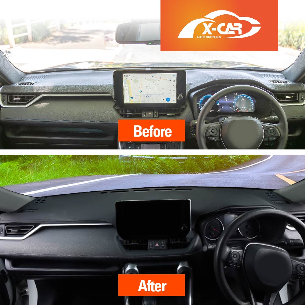 Dash Mat Pad Cover Non-Slip for Toyota Rav4 Rav 4 2019-2024 Microfiber ...