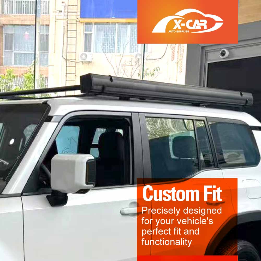 Roof Rack/ Side Ladder/ LED Awning for Toyota Prado 250 Series GX 2024 ...