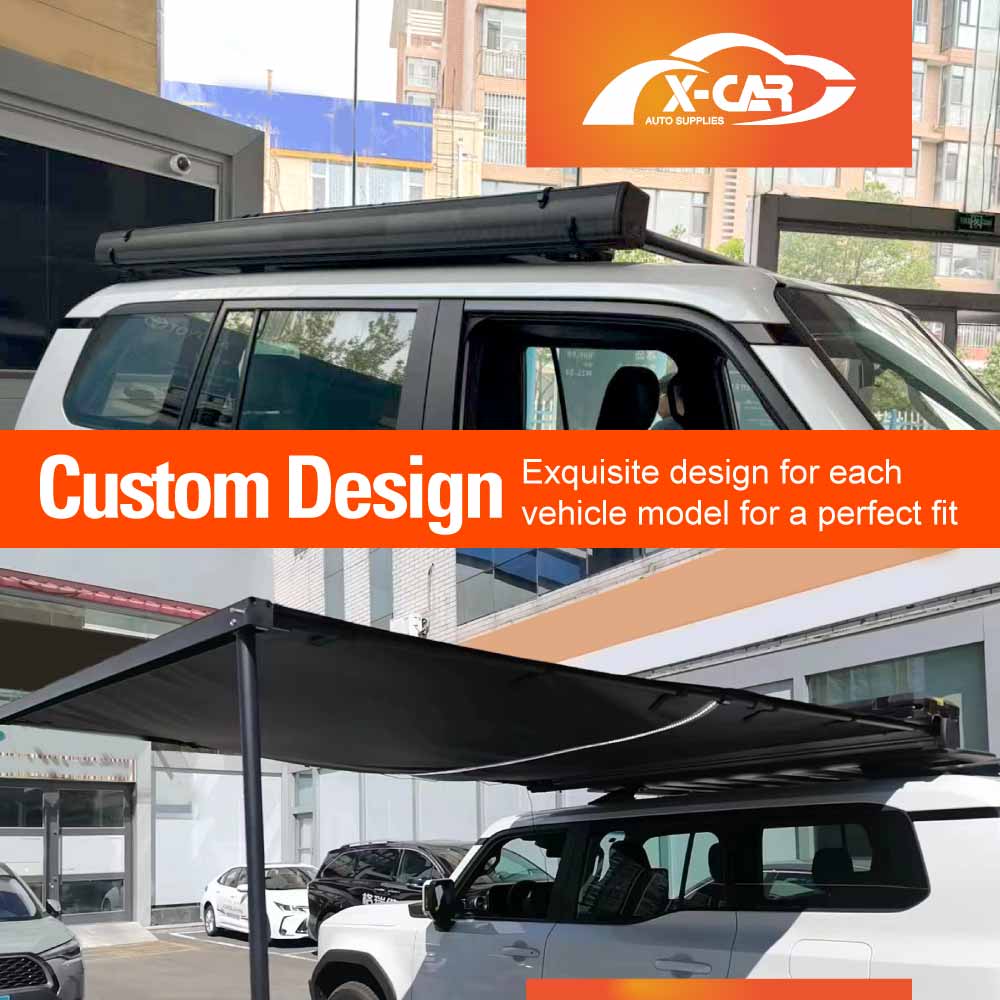 Roof Rack Rear Ladder LED Awning for Toyota Prado 250 Series VX/Kakadu ...