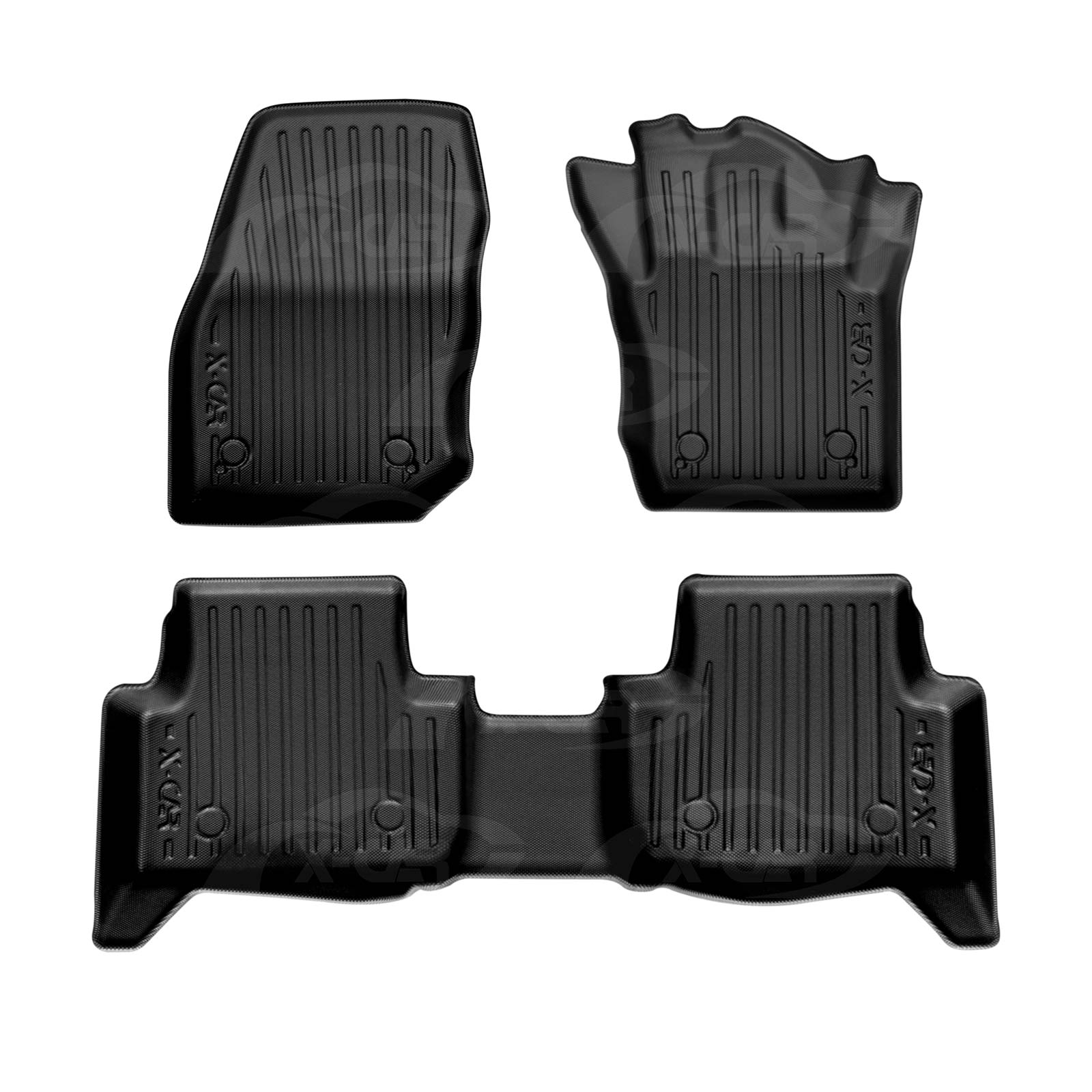 3D Floor Mats for Volkswagen VW Tiguan 3rd Gen CT Series 2025-Onwards ...