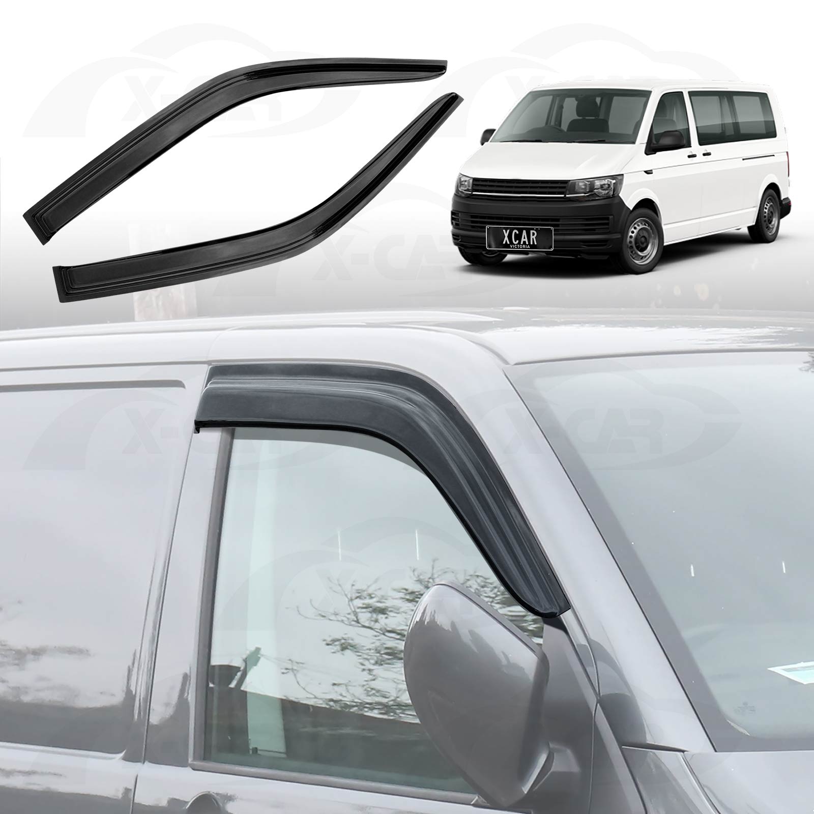 WeatherShields for Volkswagen Transporter T5 T6 T6.1 2004-Onwards | X-CAR