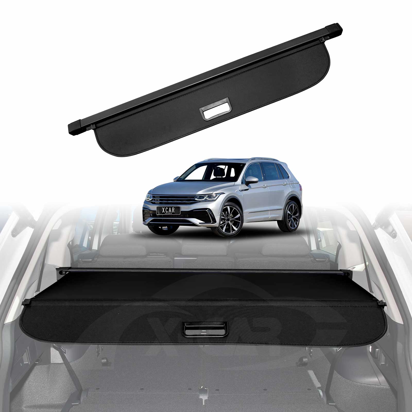 Retractable Cargo Cover for Volkswagen VW Tiguan 2016-2024 | X-CAR