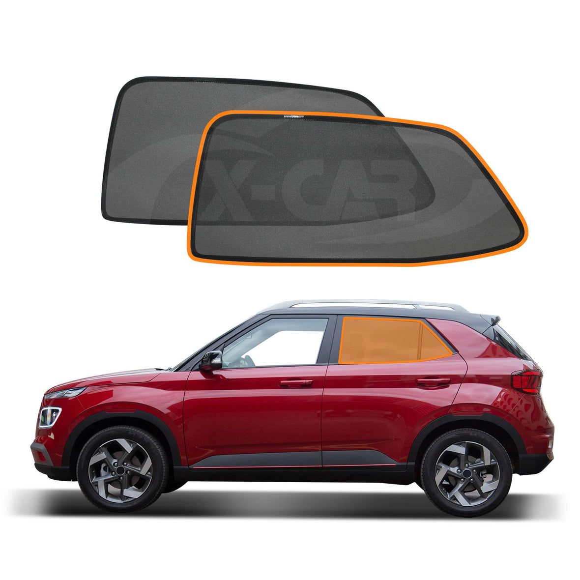 Rear Window Sun Shade for Hyundai Venue 2019-Onwards | X-CAR