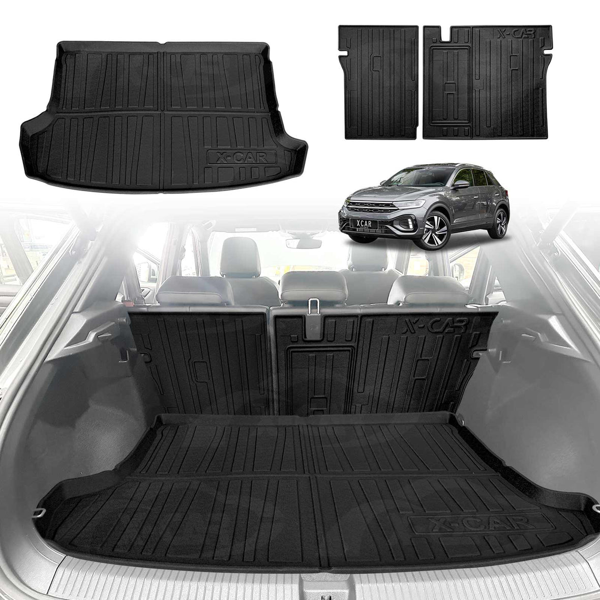 Boot Liner / Back Seat Protector for Volkswagen T-Roc 2020-2026 | X-CAR