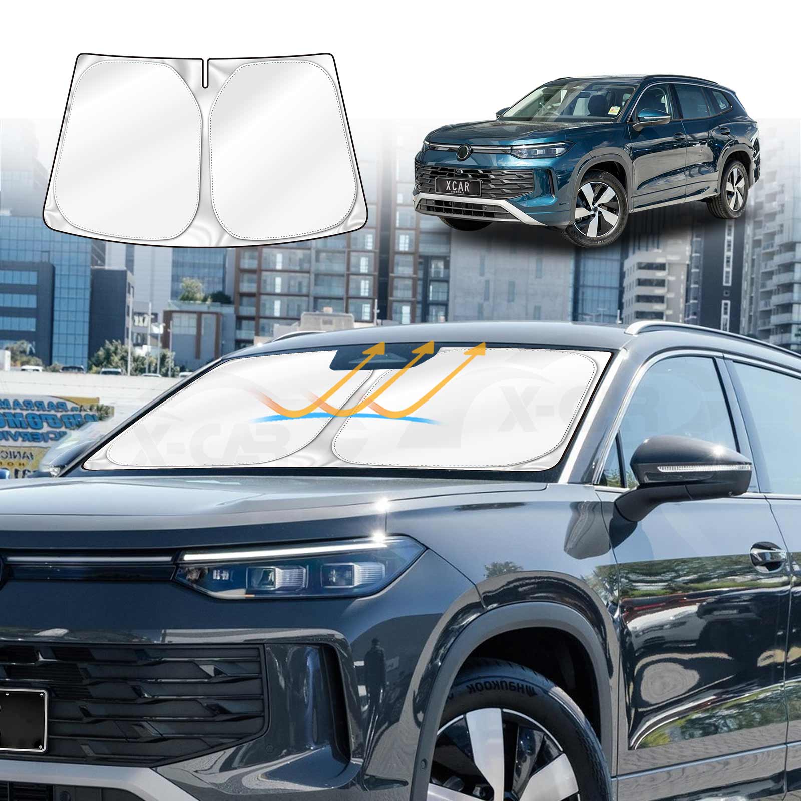 WindScreen Sun Shade for Volkswagen Tayron 2025-Onwards Wind Screen Su ...