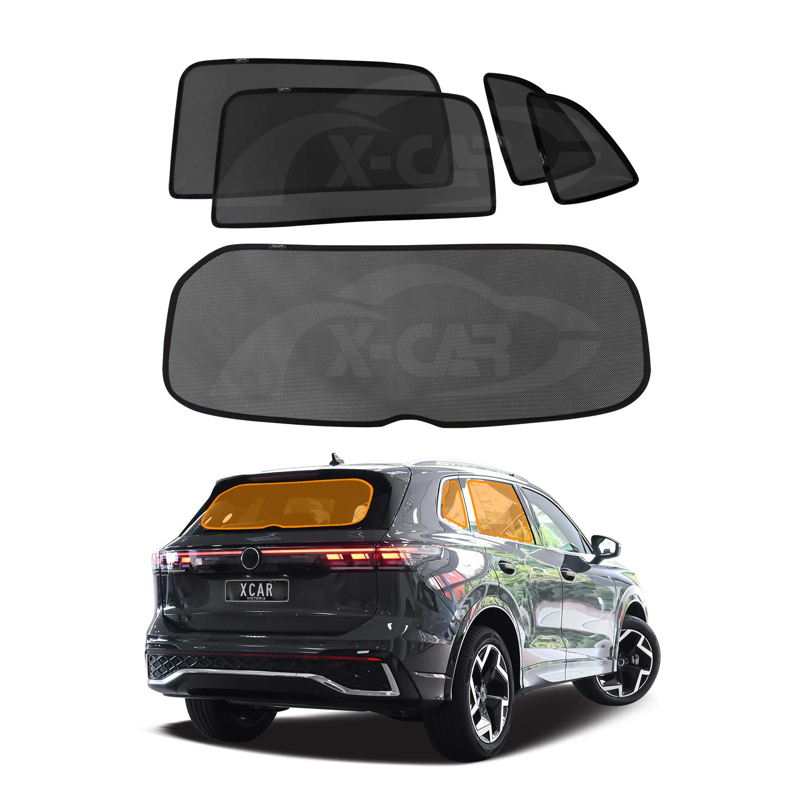 Window Sun Shades for Volkswagen VW Tiguan CT Series 2025-Onwards Wind ...