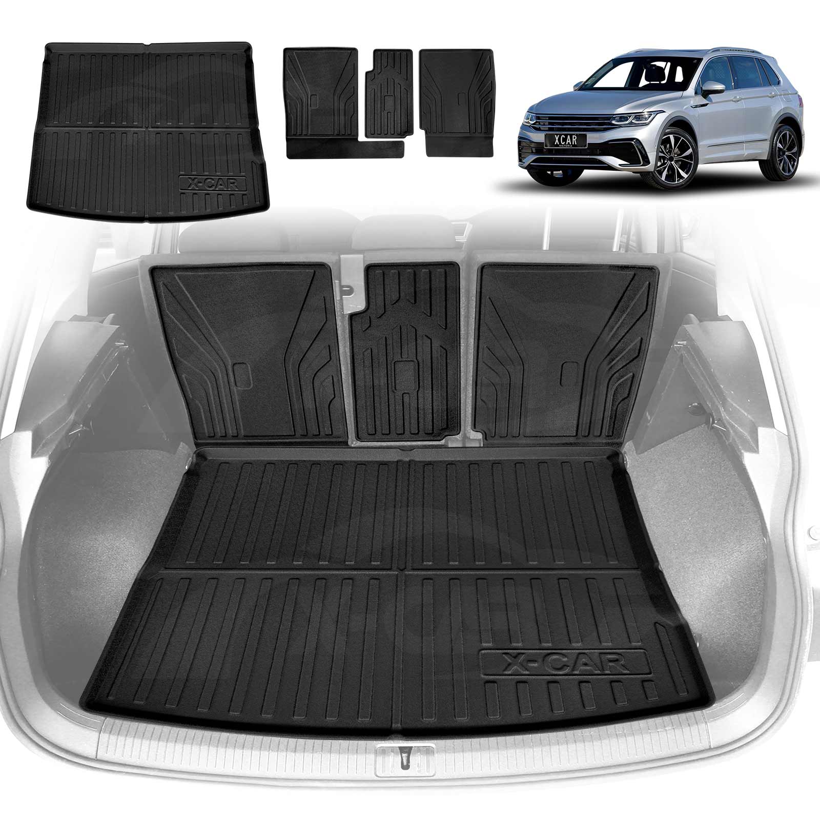 Boot Liner/ Back Seat Protector for Volkswagen VW Tiguan 2016-2024 | X-CAR