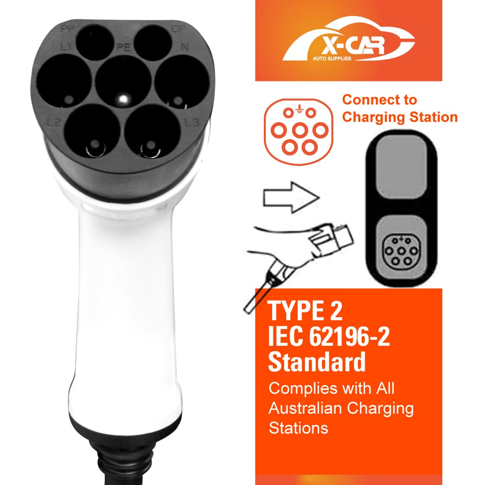 Type 2 Charging Cable 5M 32A for KIA EV5 EV6 EV9 Niro Sorento PHEV EV ...