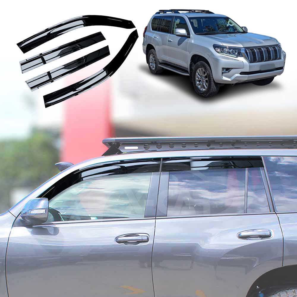 Weathershields for Toyota Prado 150 Series 2009-2024 Car Weather ...