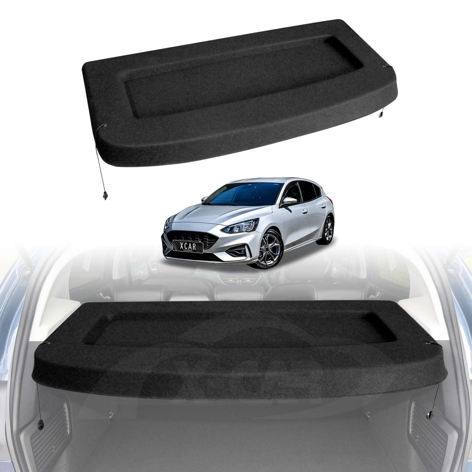 Cargo Cover for Ford Focus 2018-2024 Car Trunk Shade | X-CAR