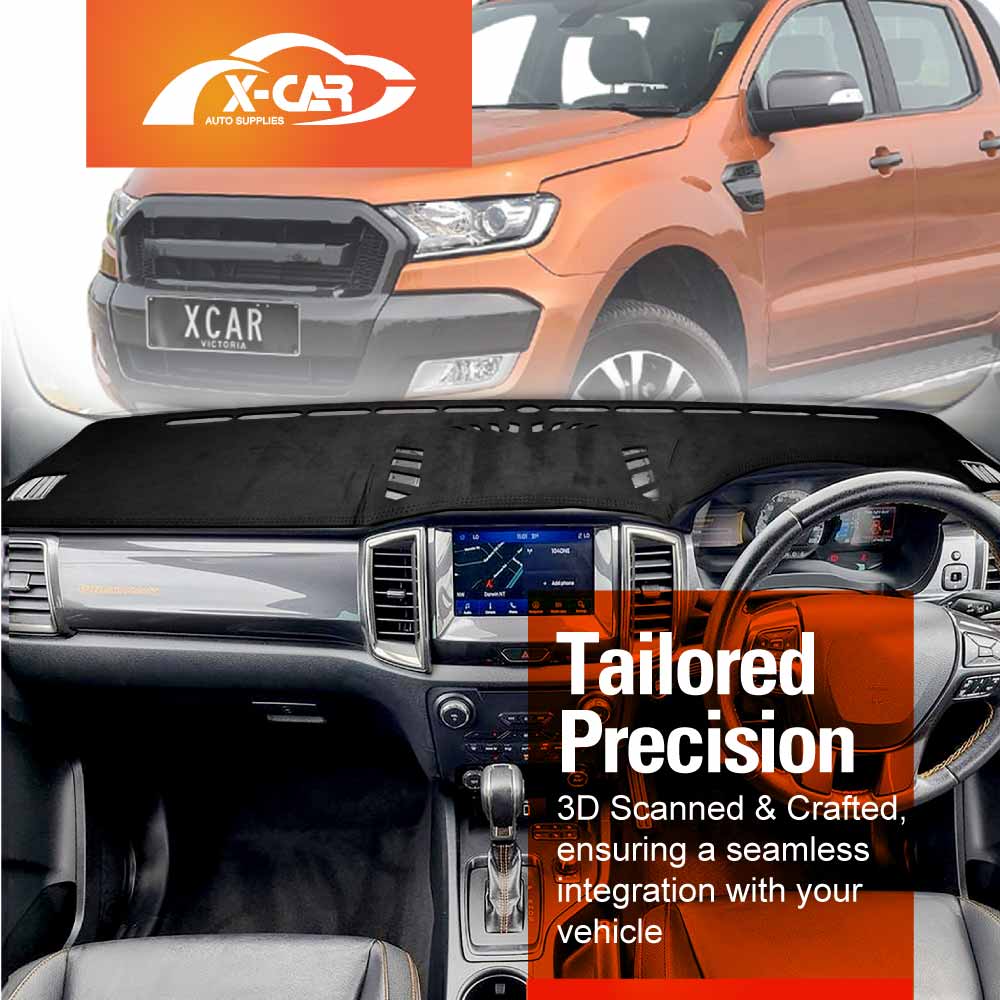 Dash Mat for Ford Ranger PX Mk3 Series 2018-2022 Non-Slip Dashboard Pad ...